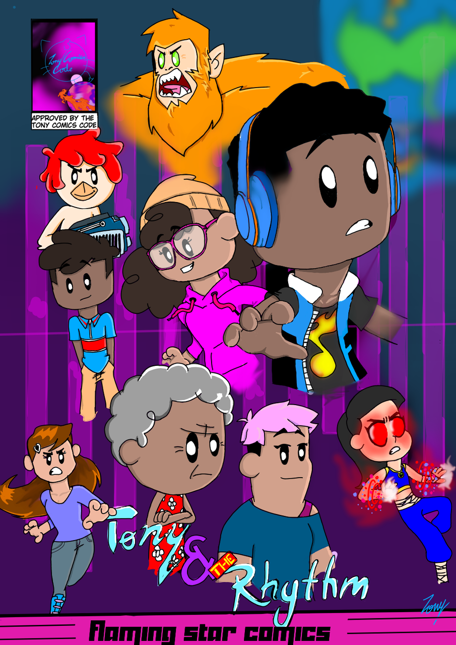 Tony and the Rhythm tony mariz - Illustrations ART street