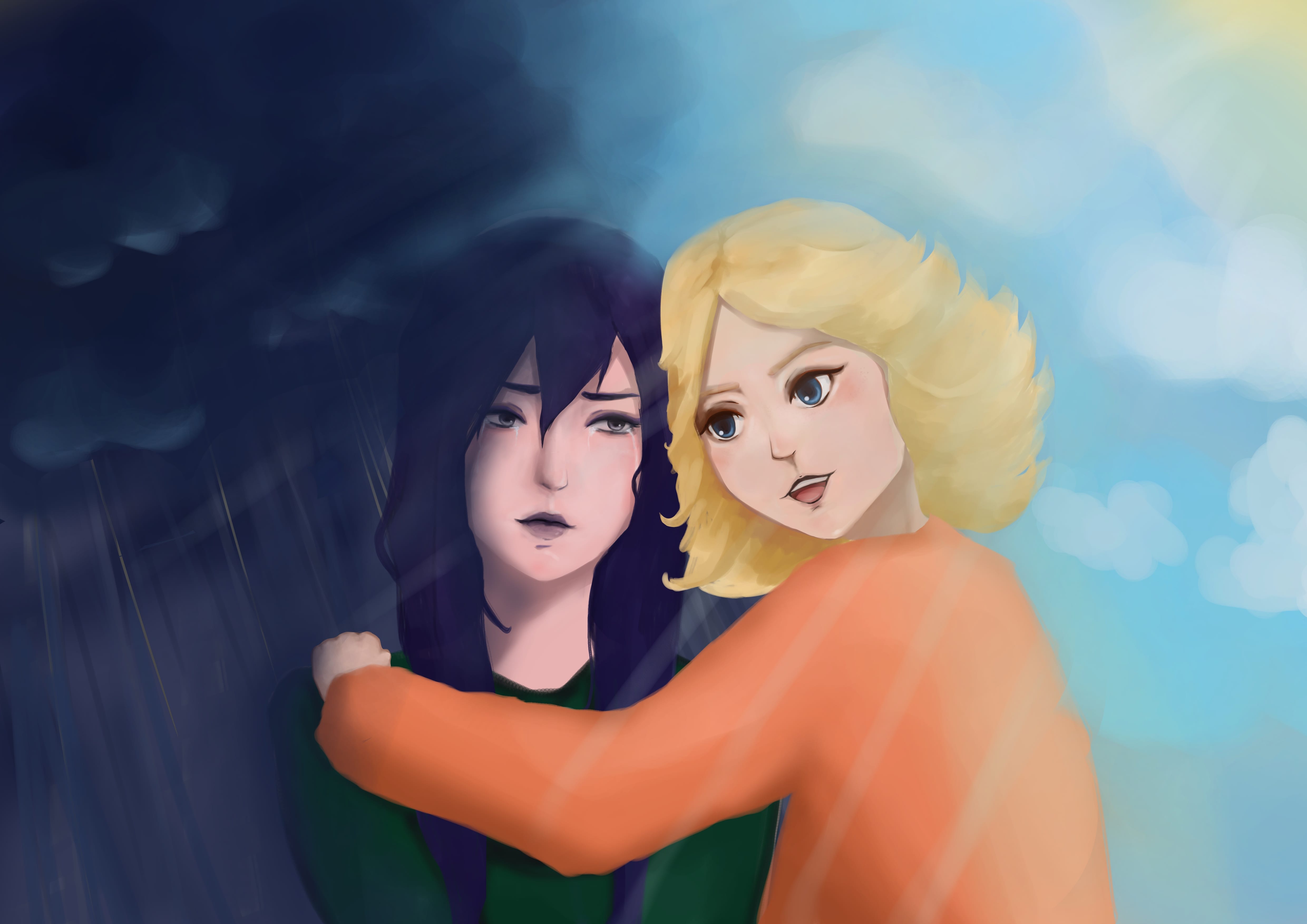 Rain upon a Sunny day Tori Won - Illustrations ART street