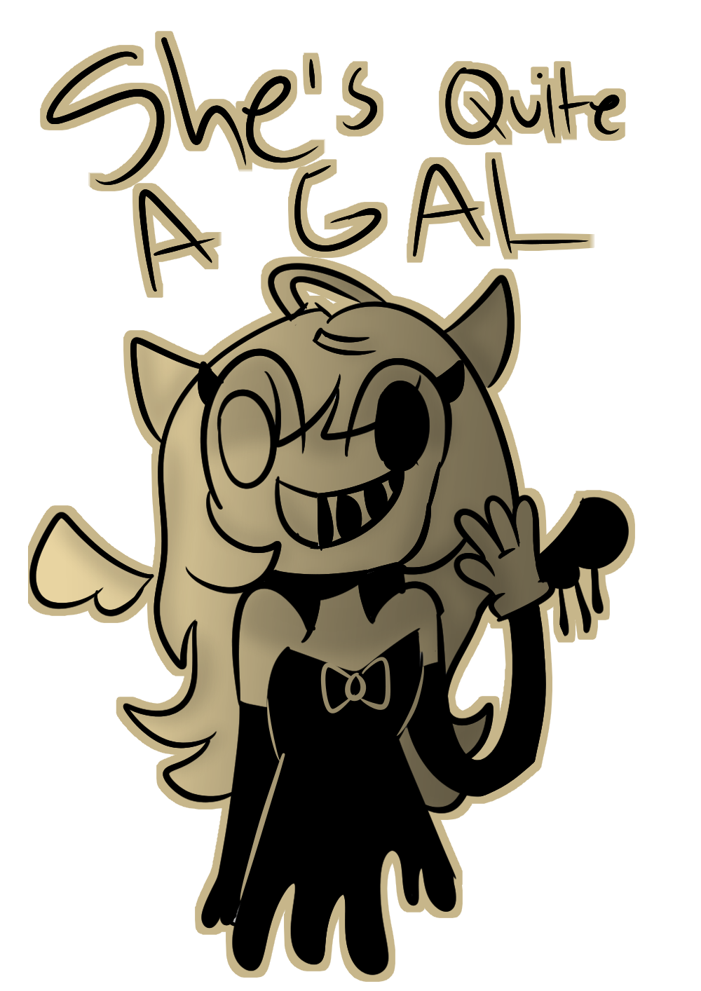 Alice Angel Batim doodle (REUPLOAD) FuzzyButter20 - 插图 ART street