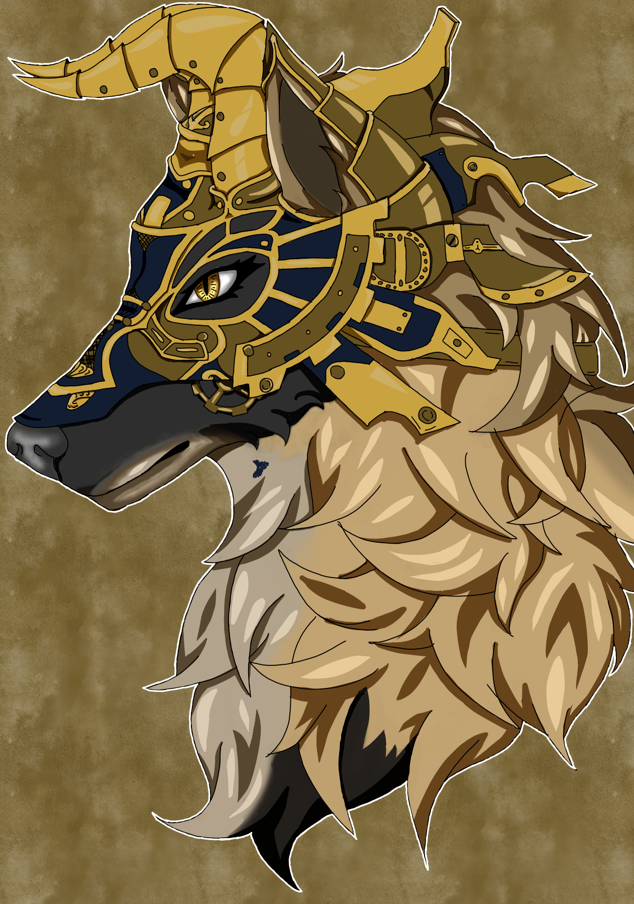 steampunk wolf (OC) NeonFoXx - 插畫 ART street