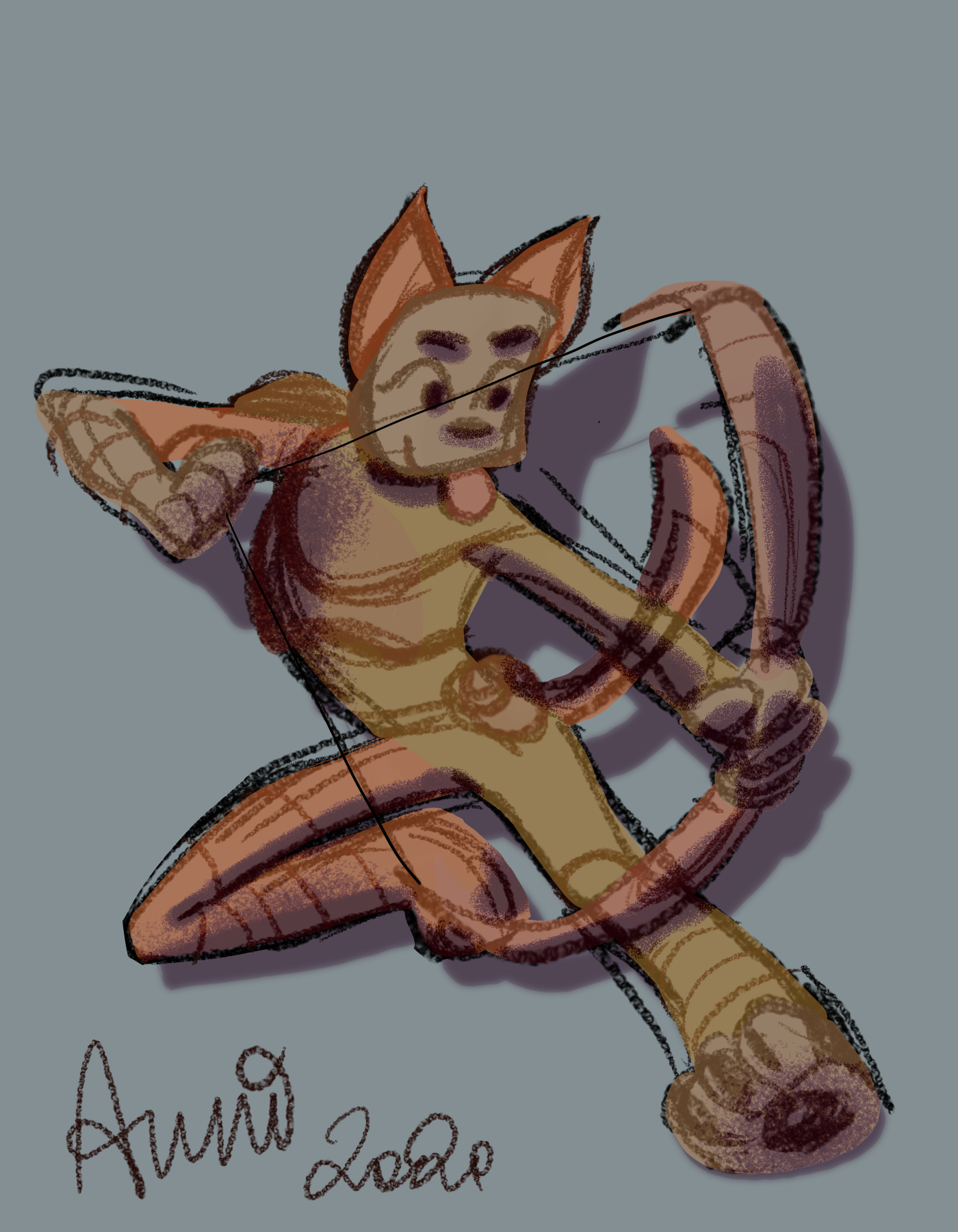 My DnD cat rogue aghht - Illustrations ART street