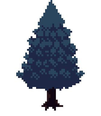 pixel Spruce tree ドラゴン 狐 - Illustrations ART street