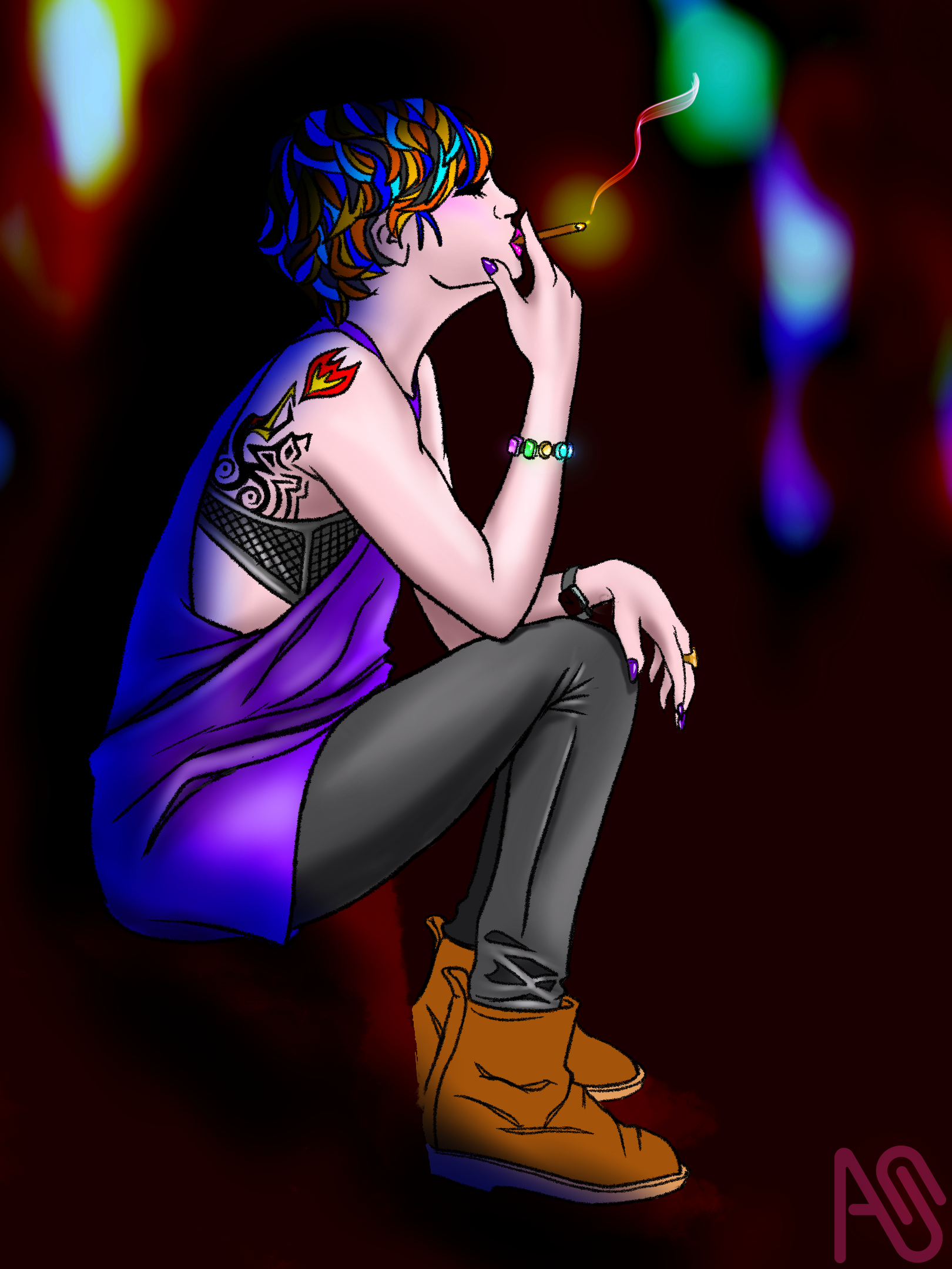 punk girl マークスマン - Illustrations ART street