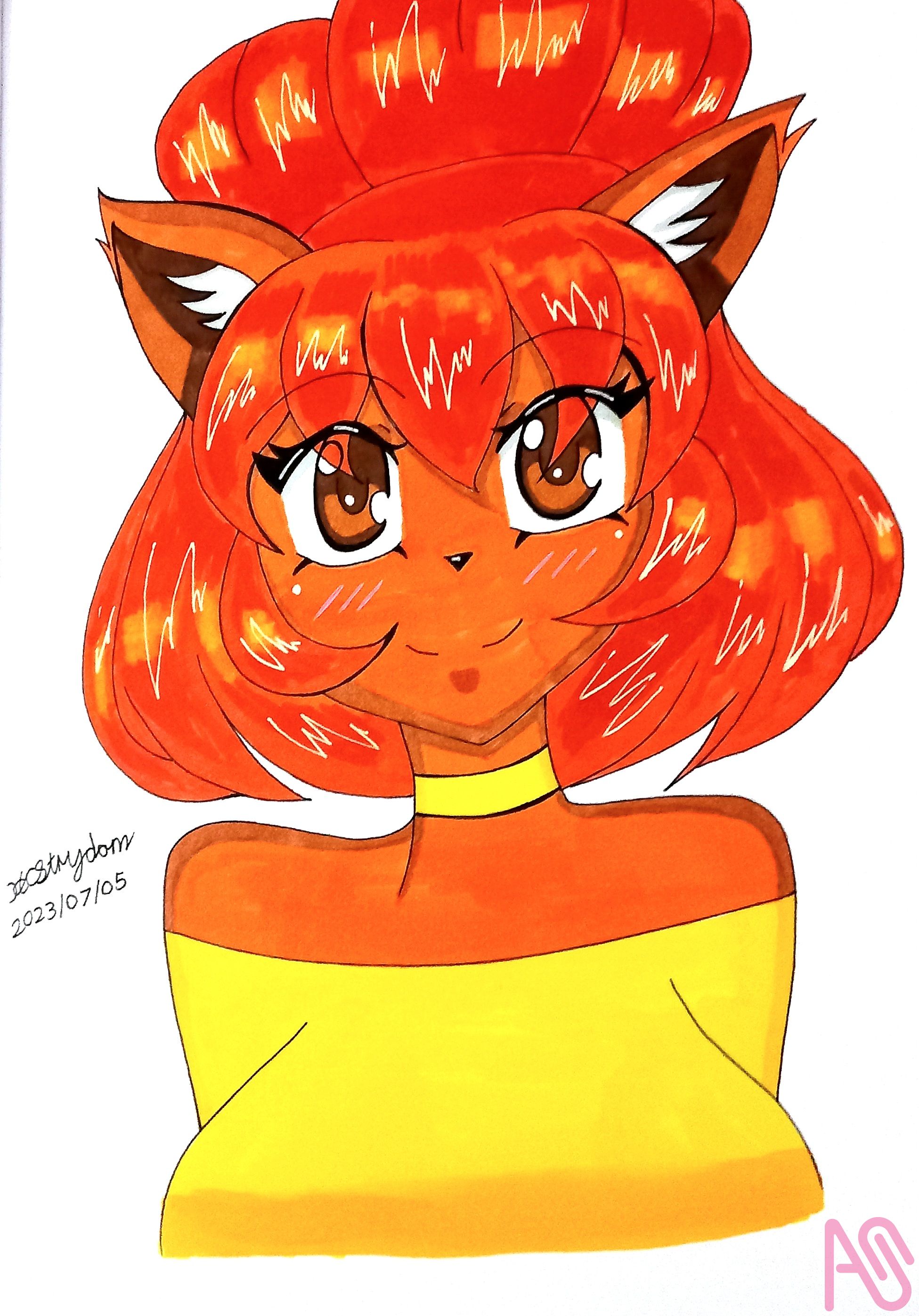 Traditional Doodle - Furry Girl Vulpix! MeltyRainbowBunny ...