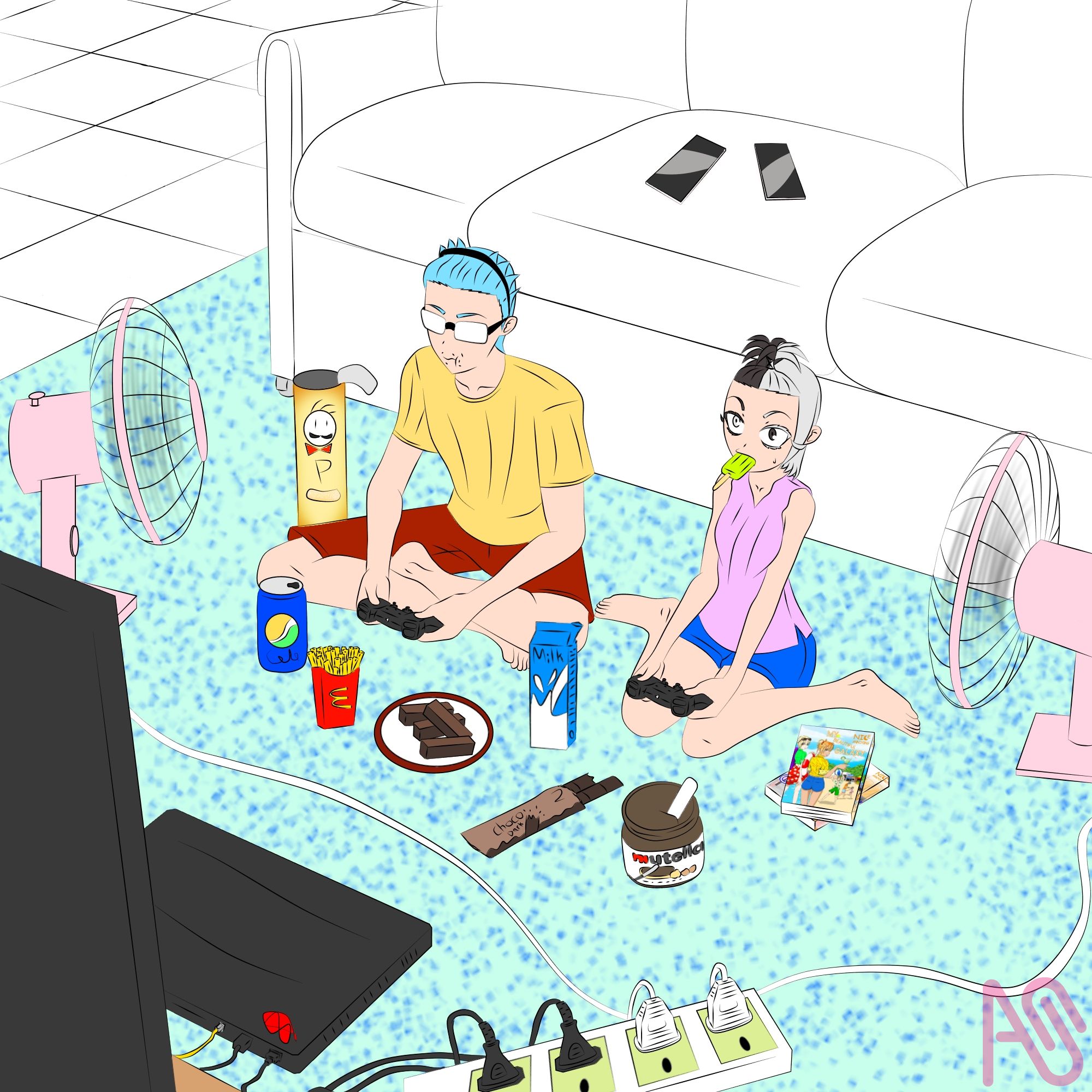MBG - Slice of life Niceannoying - Illustrations ART street