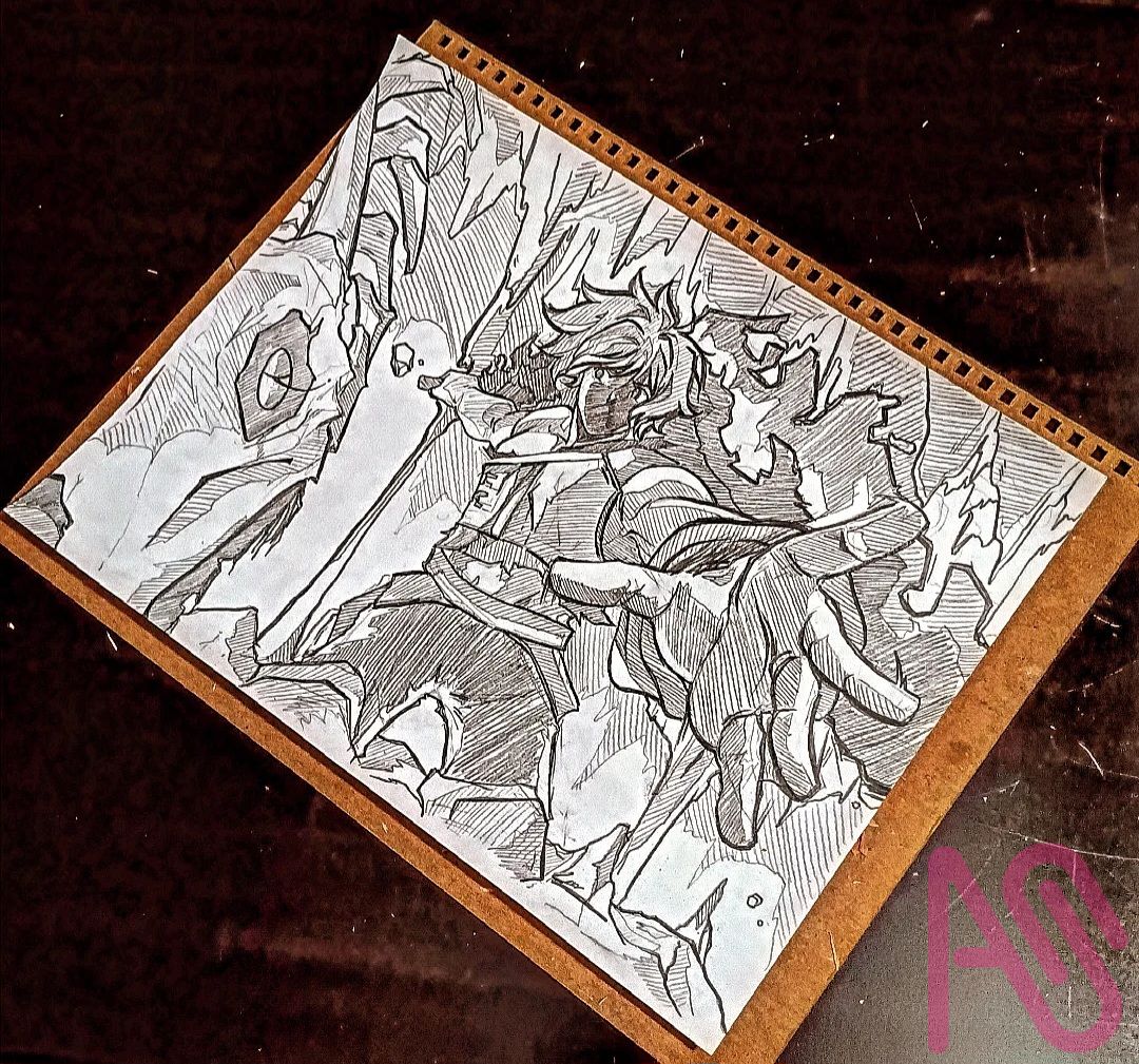 Bell vs Juggernaut (Quick Sketch) Lian - Illustrations ART street