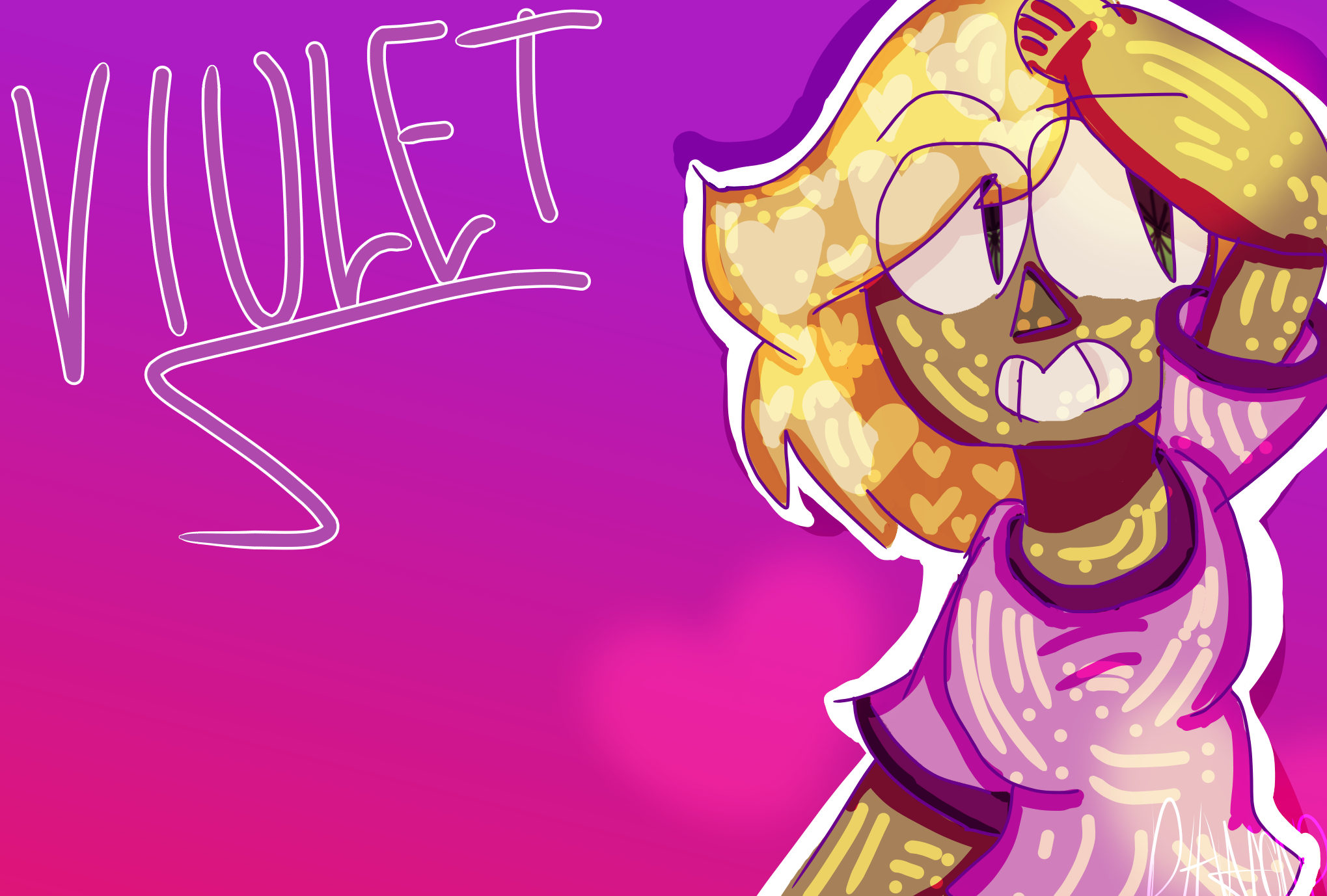 my oc Violet Smith UwU_artist - Illustrations ART street