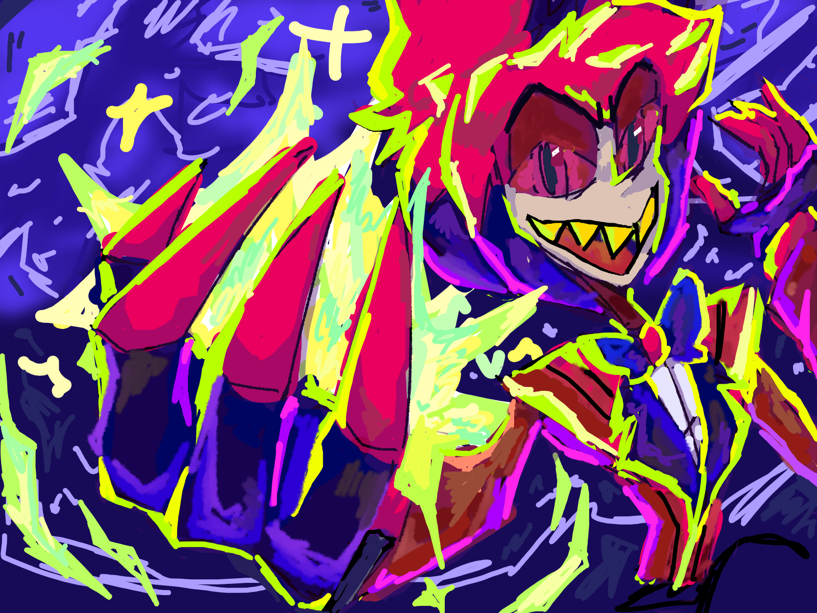 Alastor hyperpop Normal Doodles - Illustrations ART street