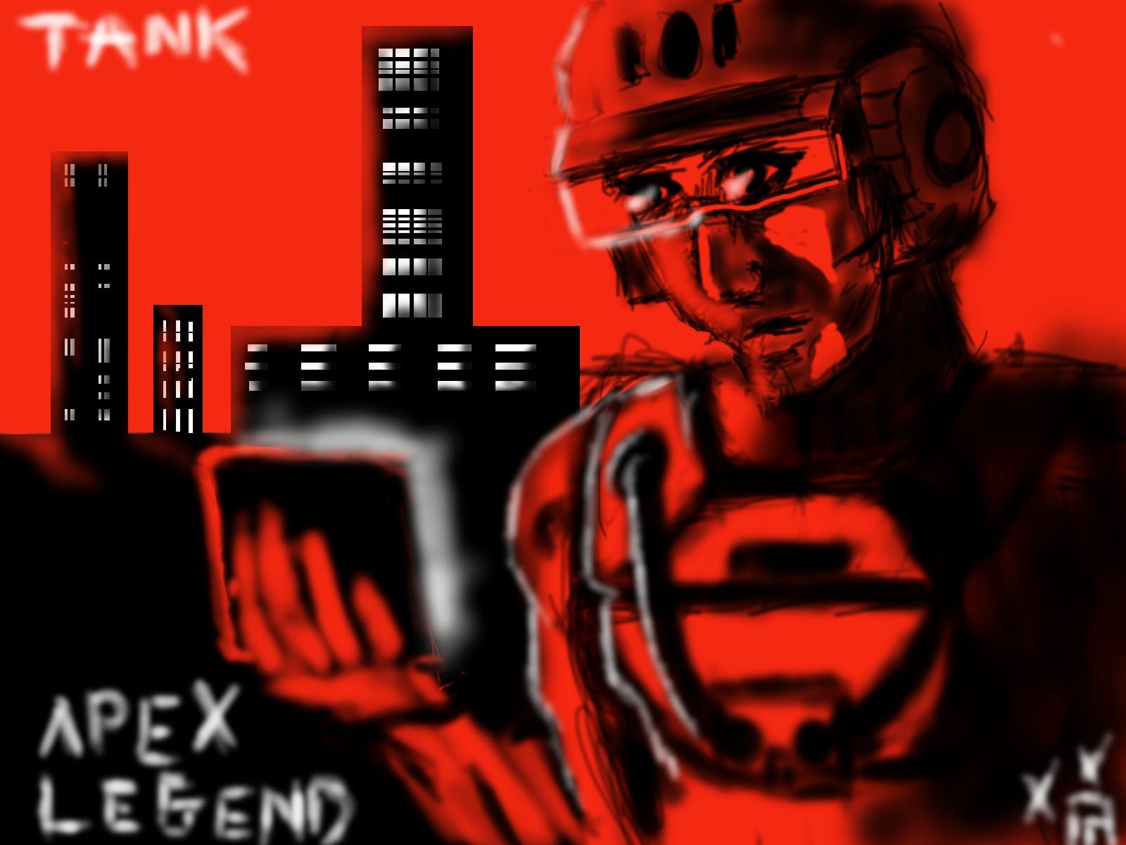 Apex Legend:Tank BlackVoid - Illustrations ART street