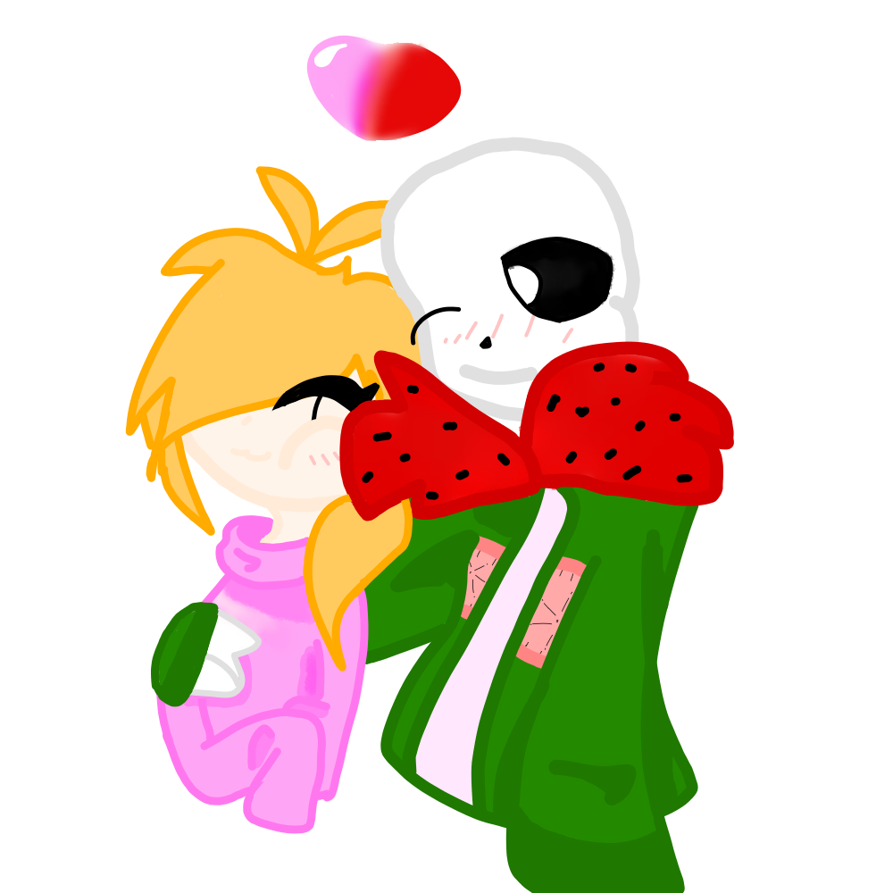 Gift for BlueRazz and Watermelon Sans PikuArt - Illustrations ART street