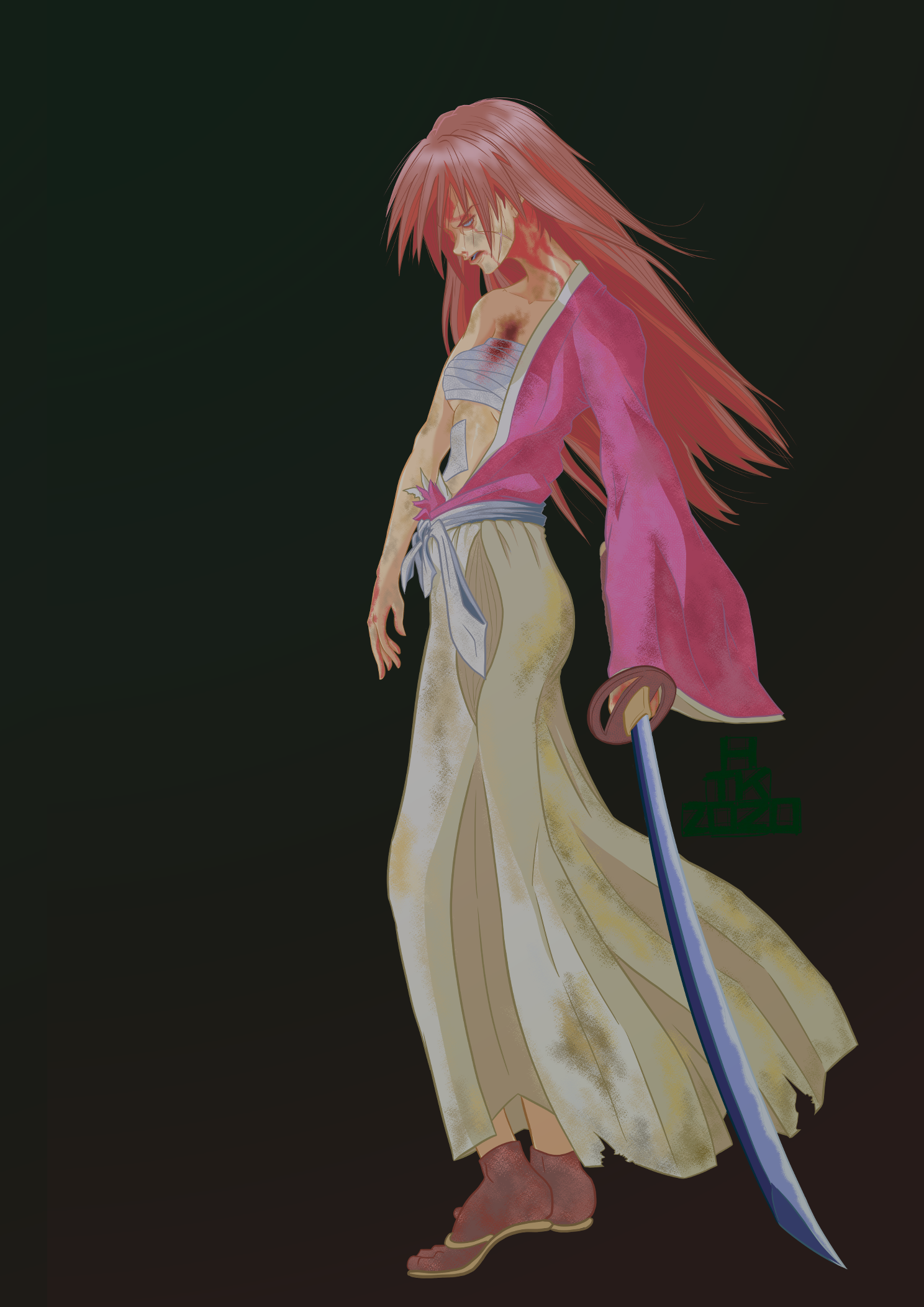 Kenshin Himura GB Eich Tikei - Illustrations ART street