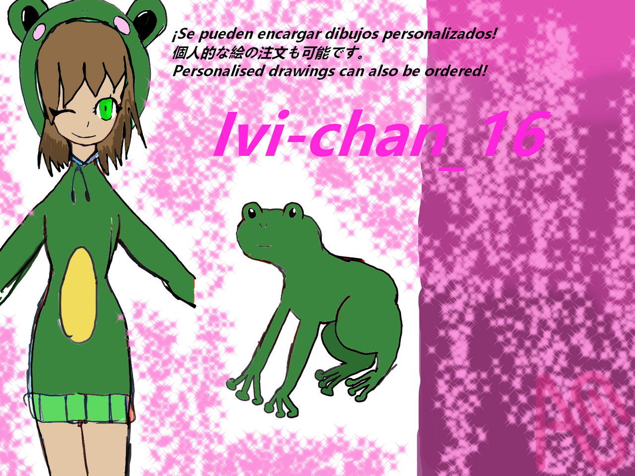 Este dibujo es para presentarme en mi pagina @Ivi-chan_16 - 插畫 ART street