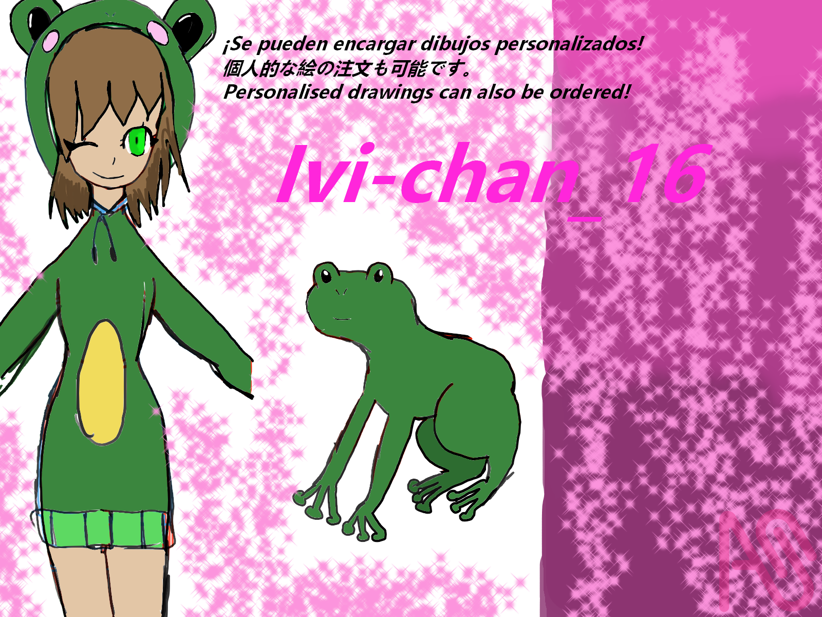 Este dibujo es para presentarme en mi pagina @Ivi-chan_16 - 插畫 ART street