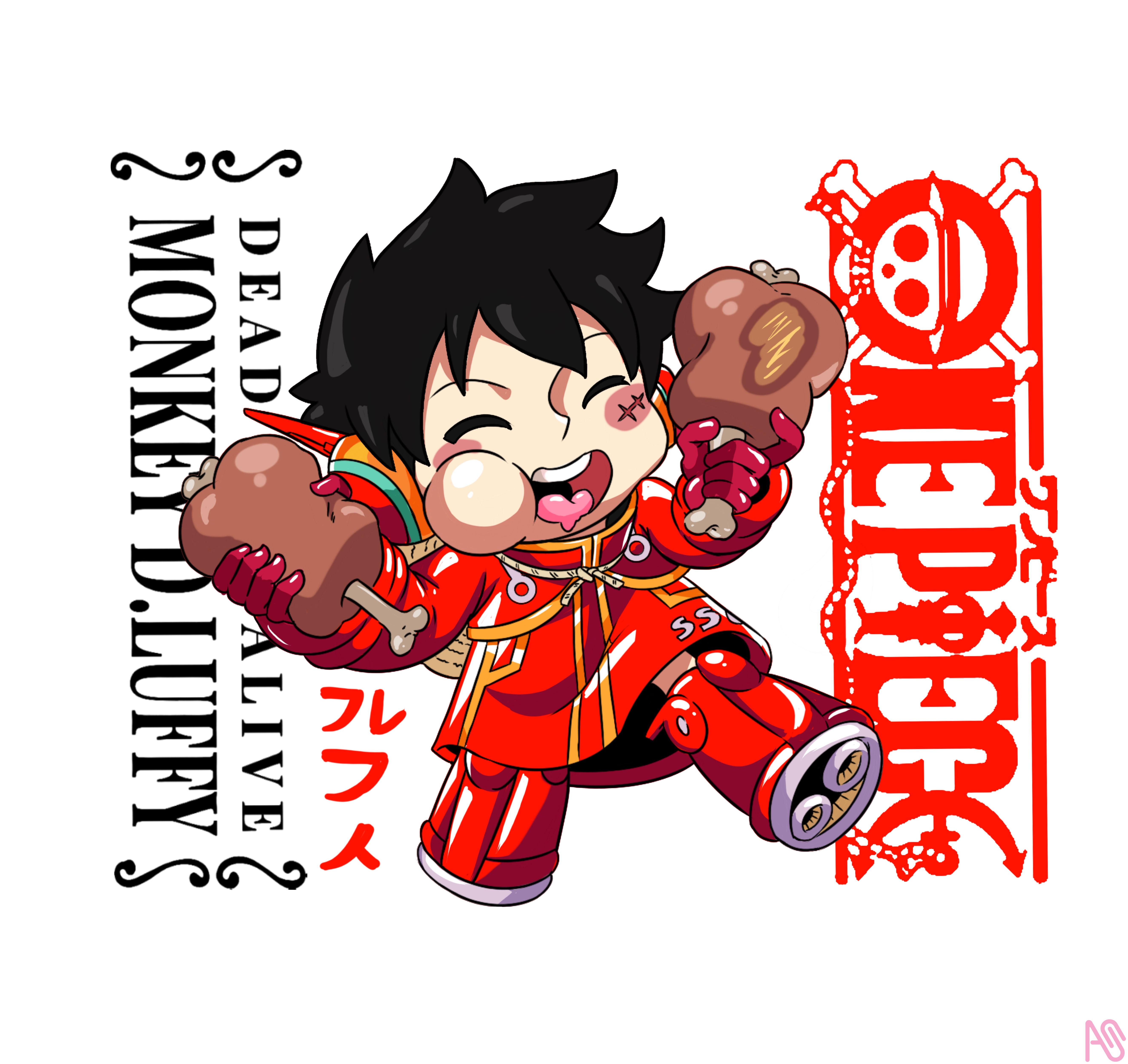 egg heat - luffy Reiji byako - Illustrations ART street