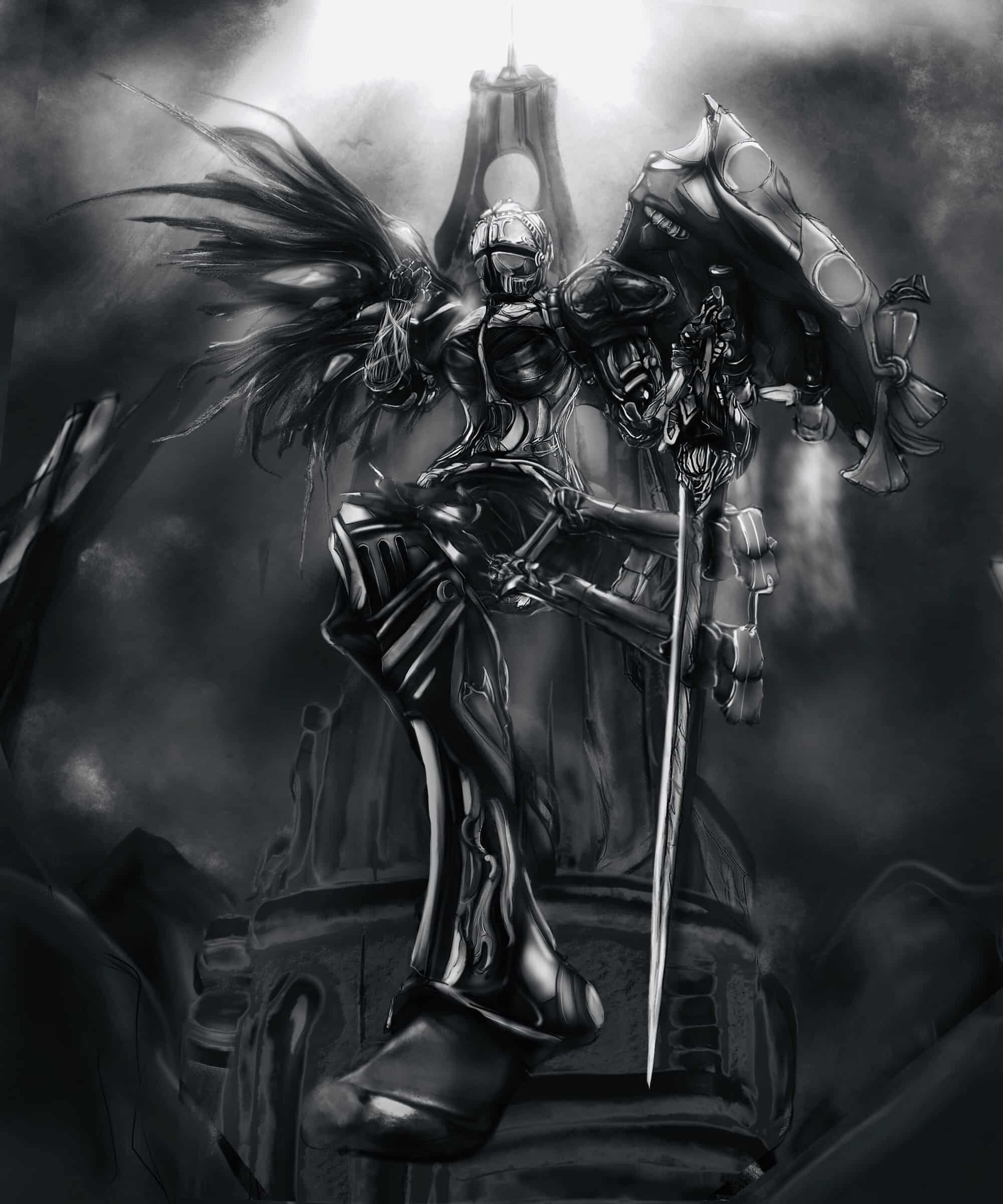 Winged Knight Join Husshuck - 插图 ART street