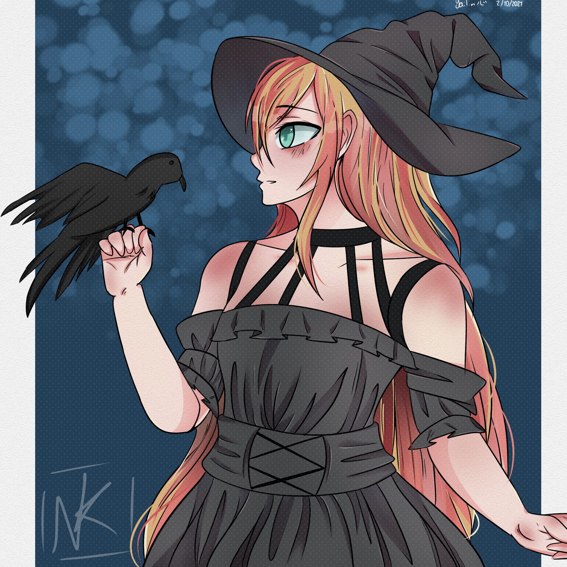 Dia 2: Bruja NightKira24 - Illustrations ART street