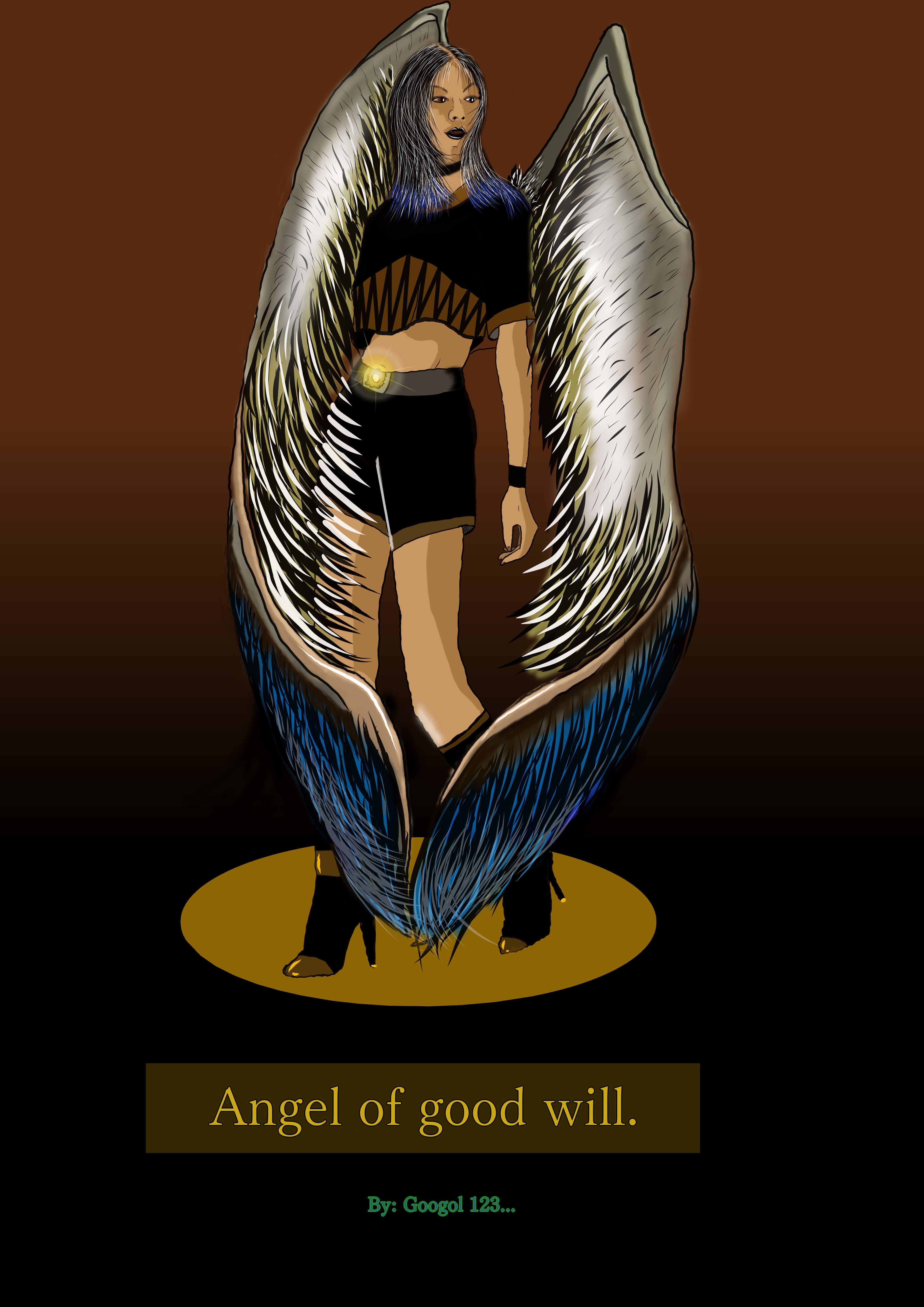 Angel of good will. Googol 123... - 插图 ART street