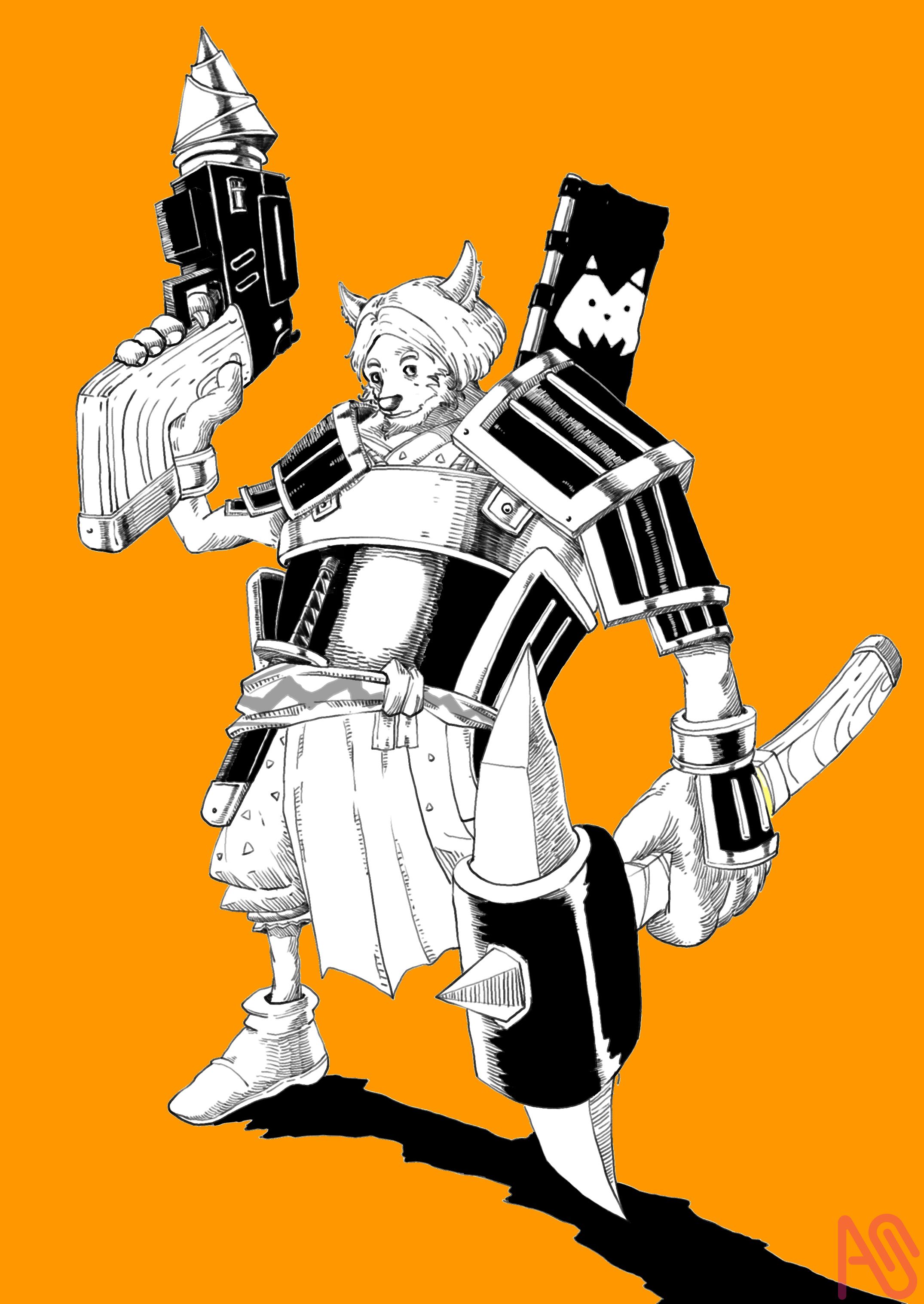 Beast samurai Wutikai - Illustrations ART street