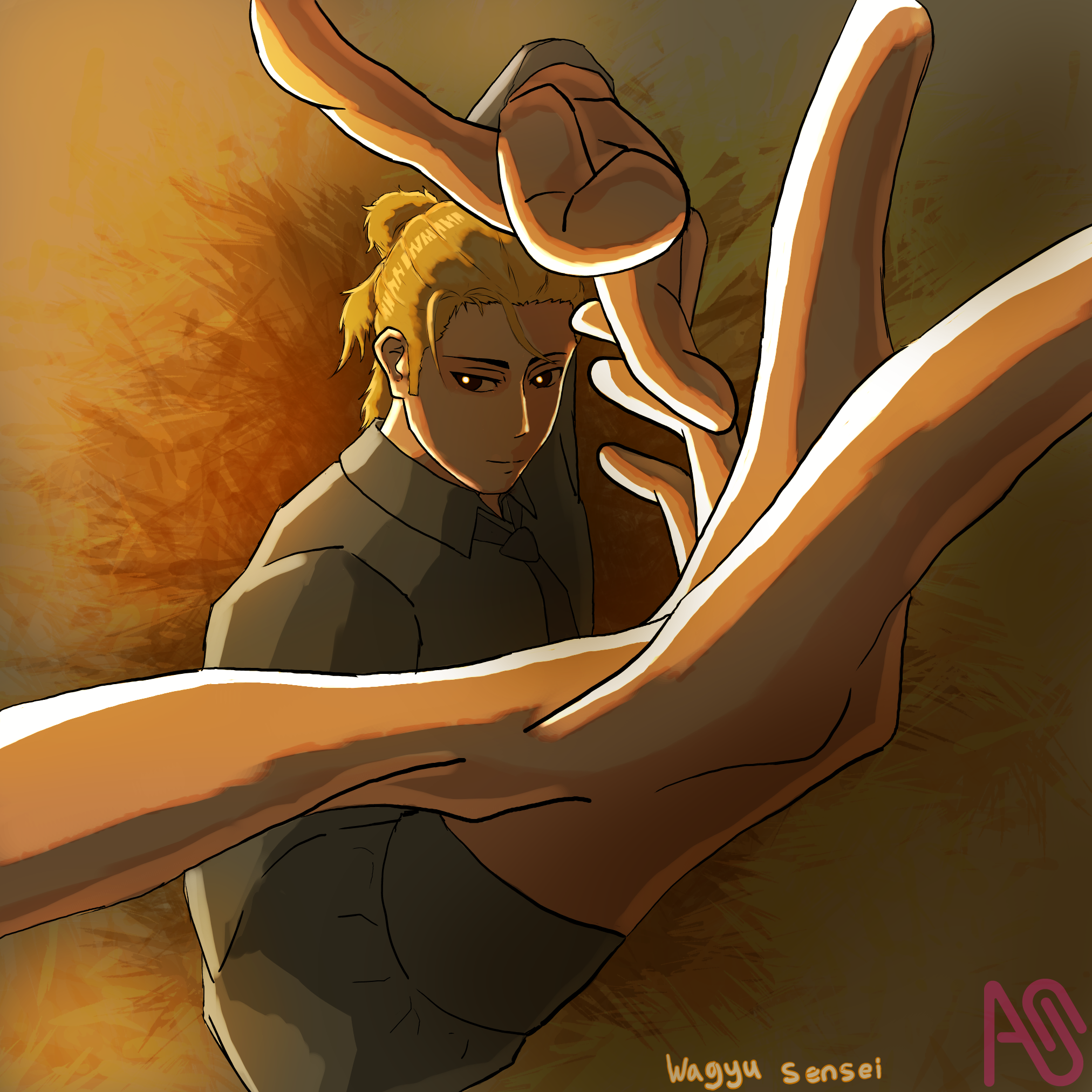 Ryuu -san wagyu sensei's OC Wagyu Sensei - Illustrations ART street