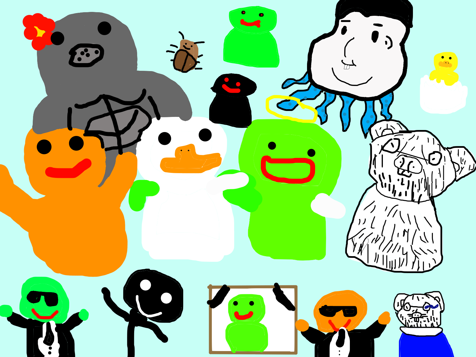 내친구들 my friend pJW - Illustrations ART street