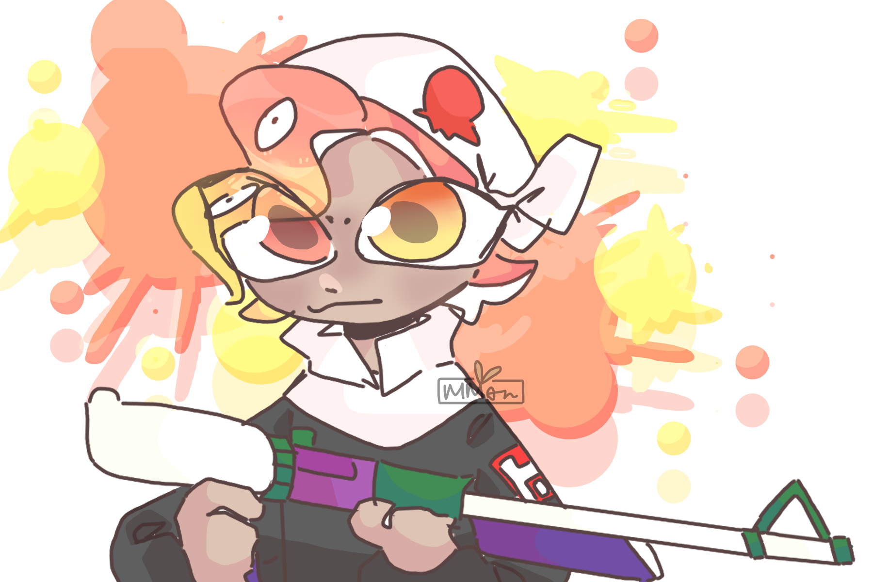 a splatoon oc mint mochi - Illustrations ART street