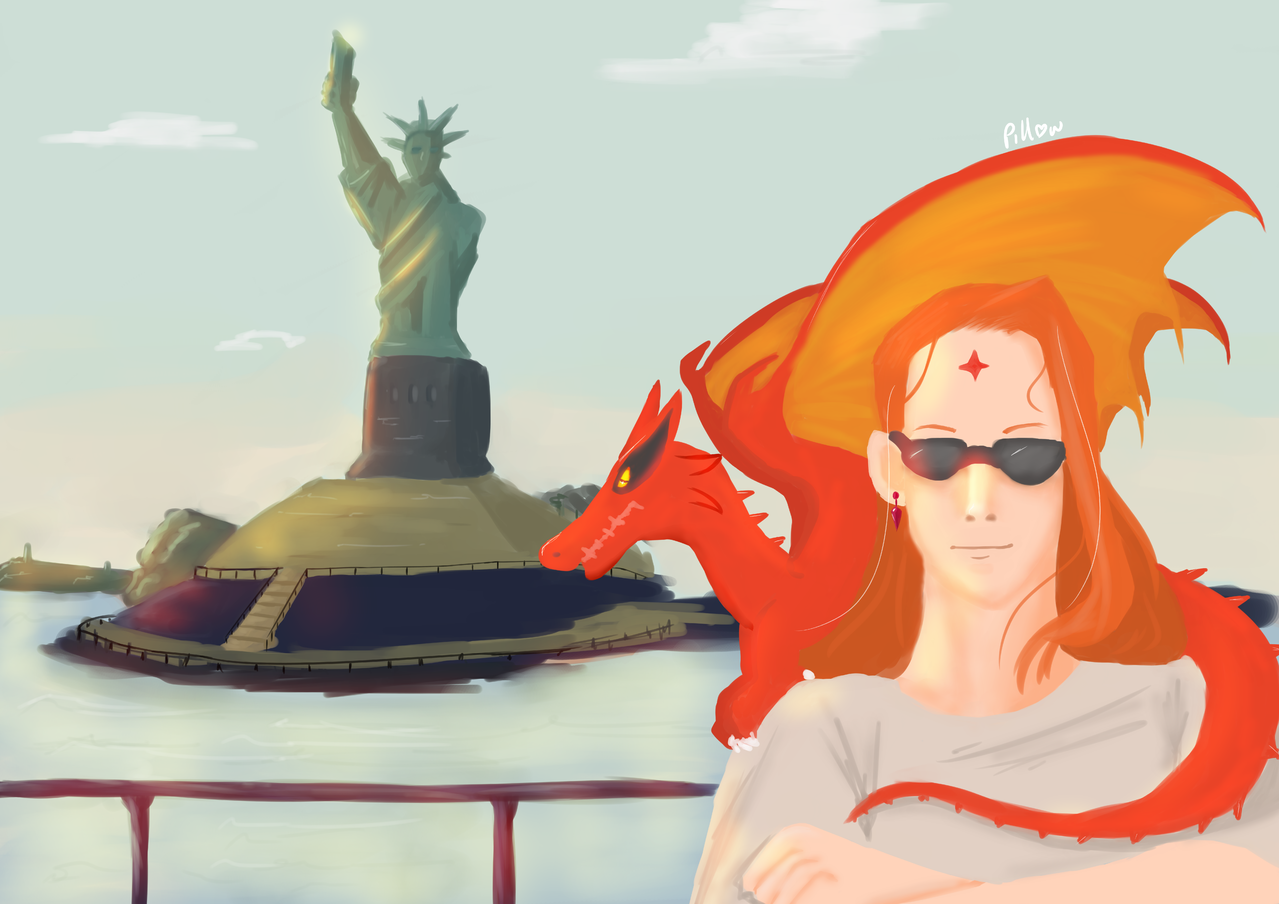 Fuegoleon pillow - Illustrations ART street