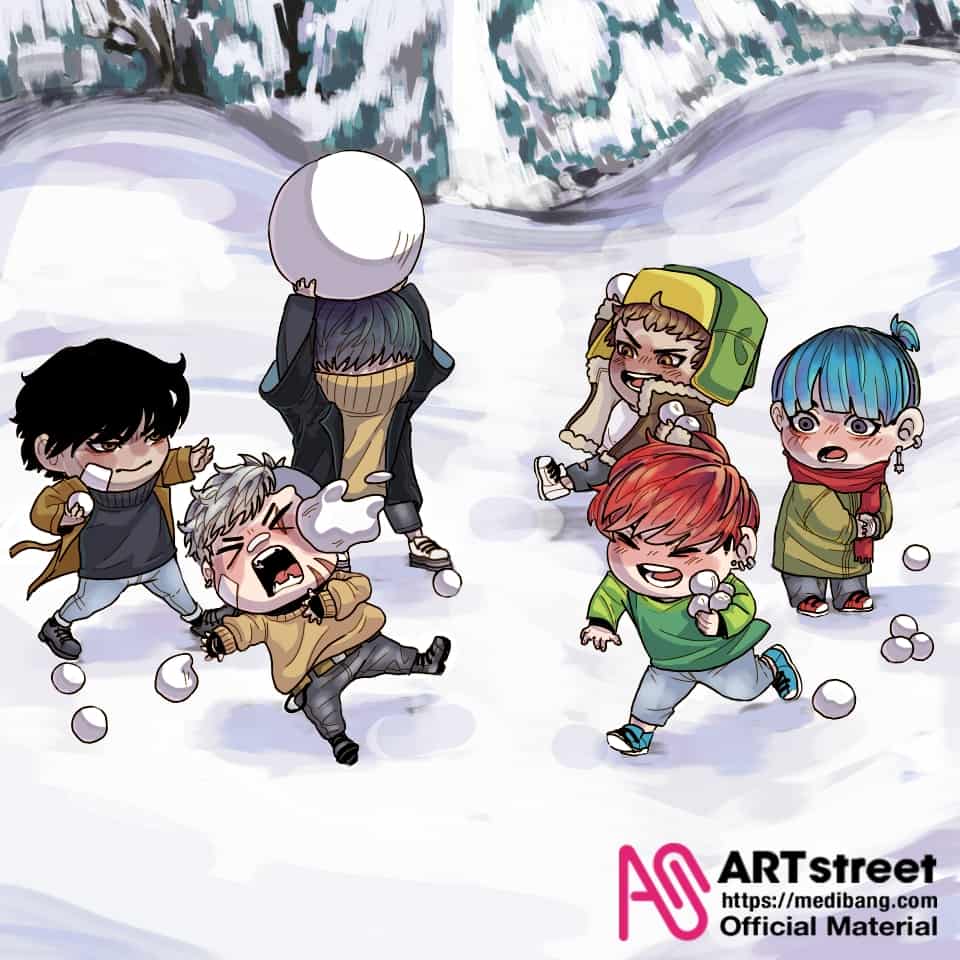 Snow Fight MOMOTARO - Illustrations ART street