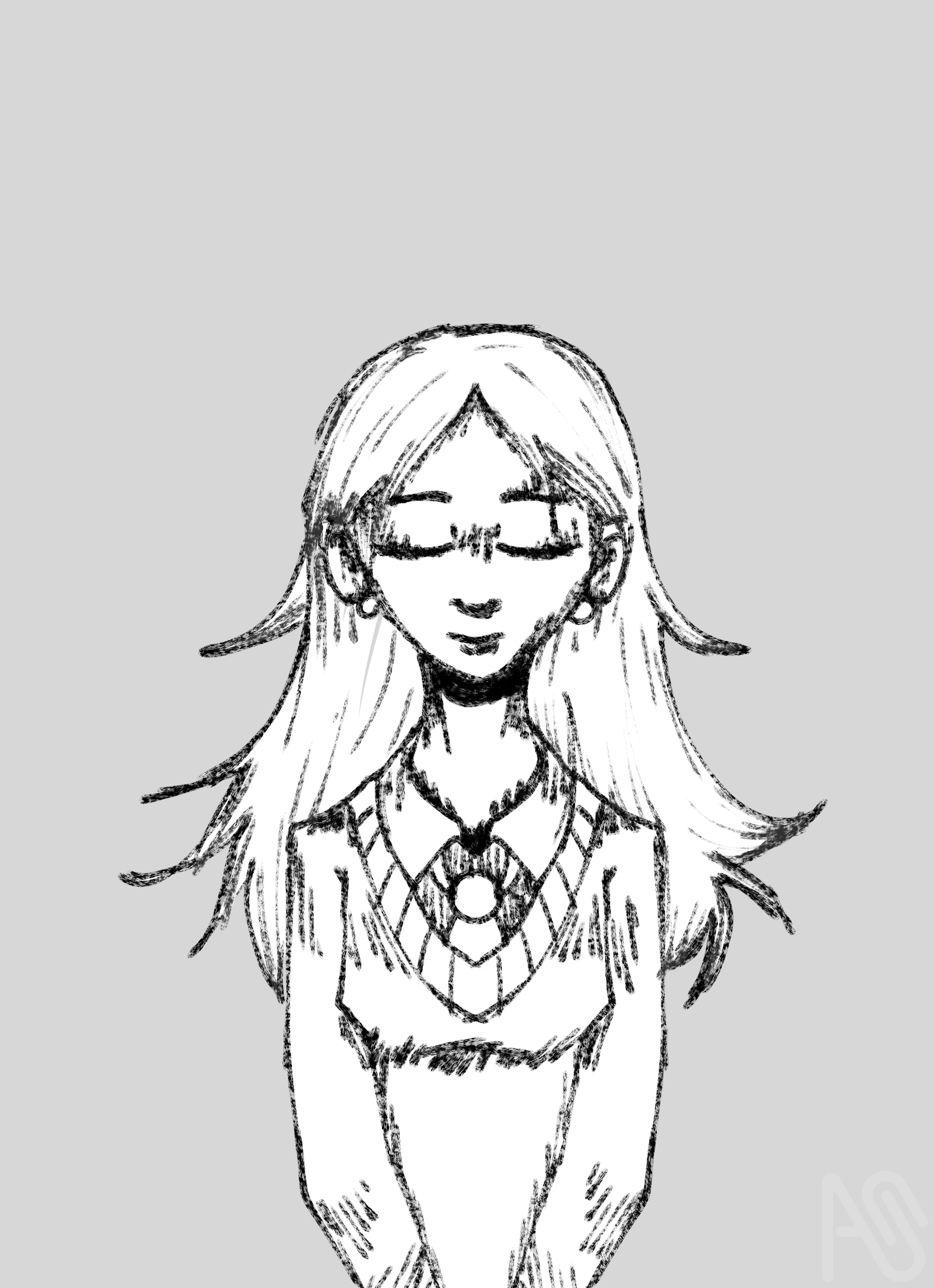 The Death of a Modest School Girl kao.yomi - Illustrations ART street