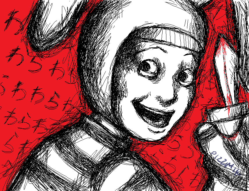 Popee/Kedamono Microsoft Paint candy - Illustrations ART street