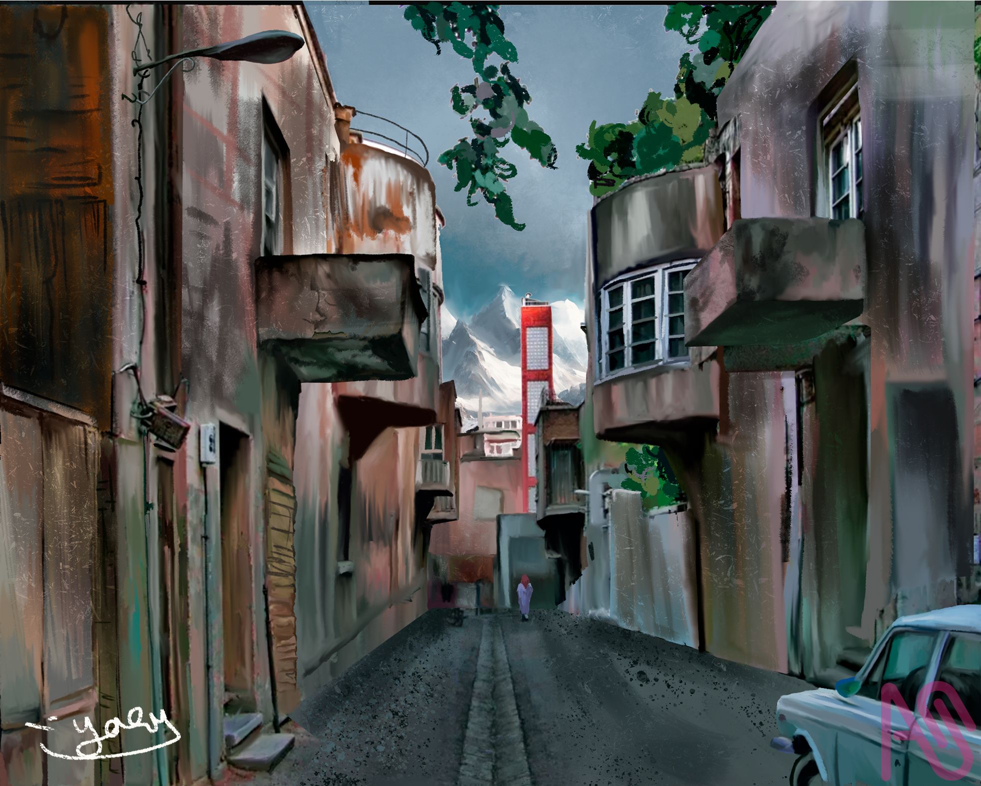 Winter in Tehran Jasmine - Illustrations ART street