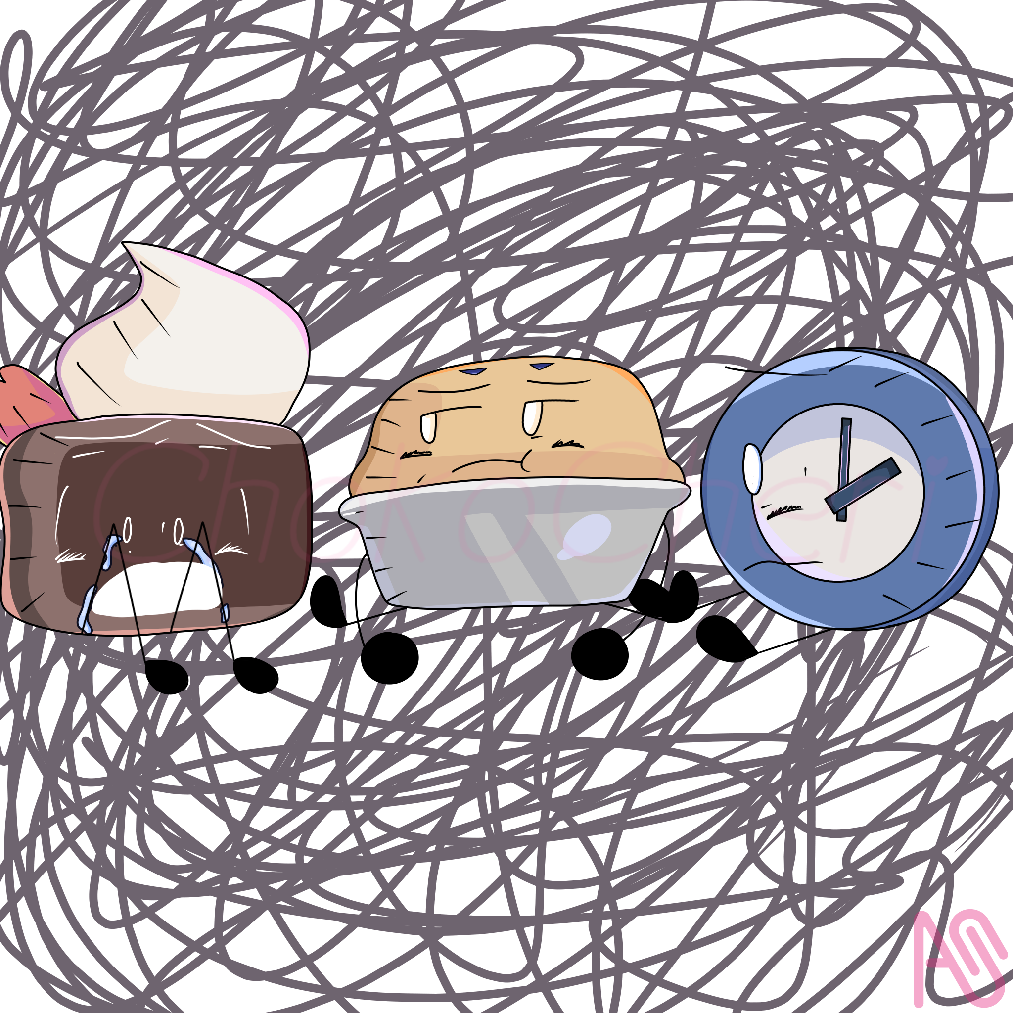 Cake Angst ChokoCheri - Illustrations ART street