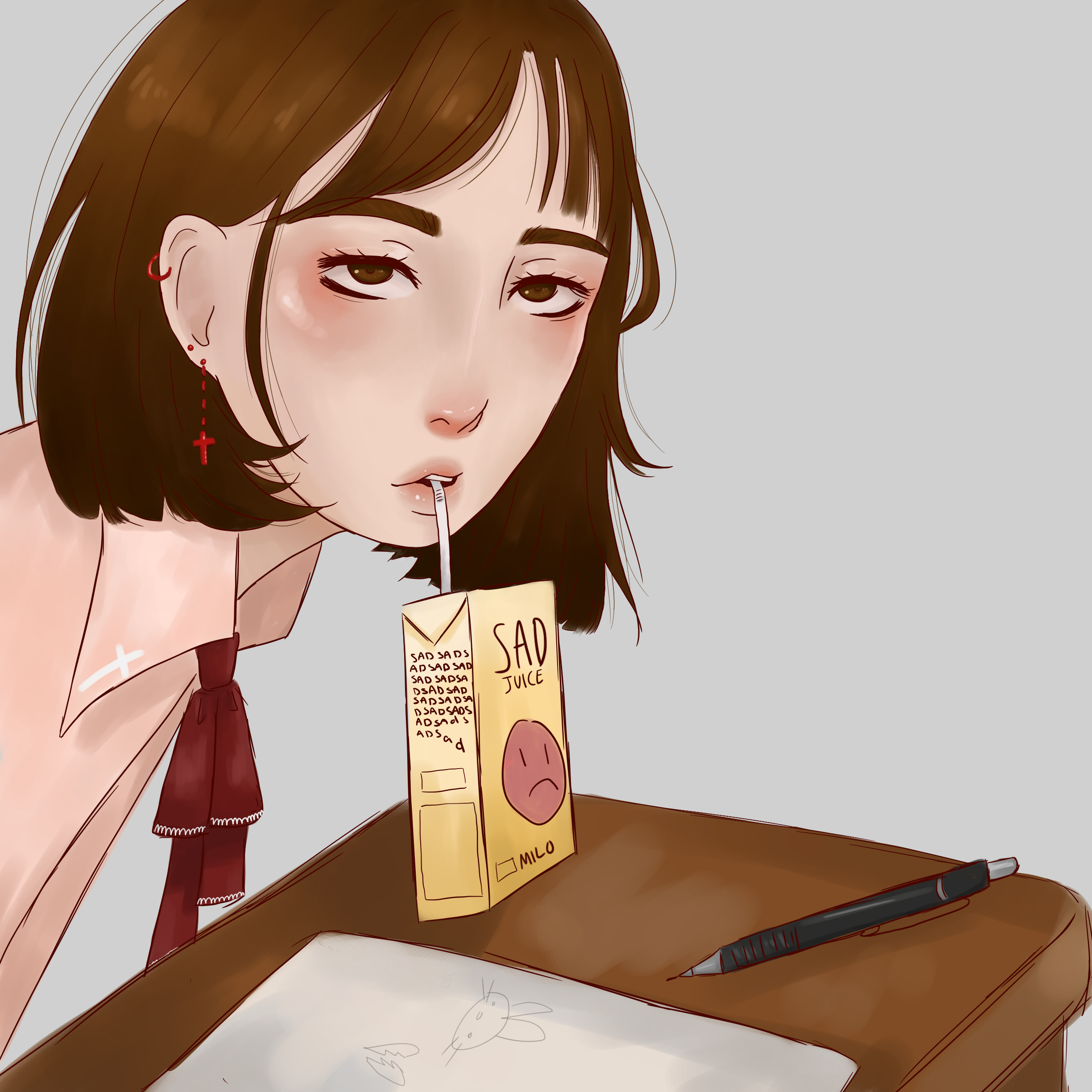 sad juice giveducksbread - Illustrations ART street