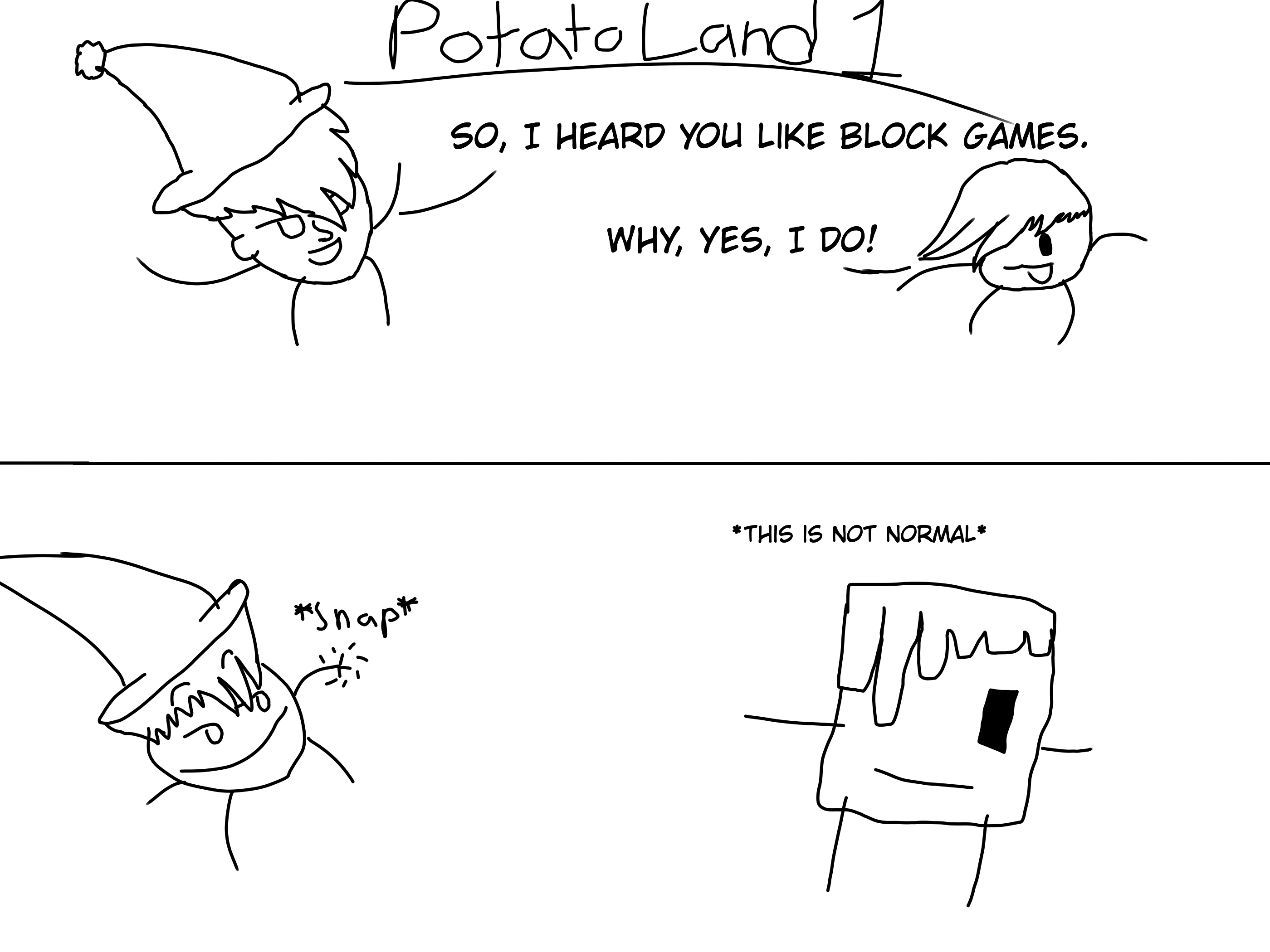 PotatoLand 1 | So you like block games? RedWolfStar - 插图 ART street
