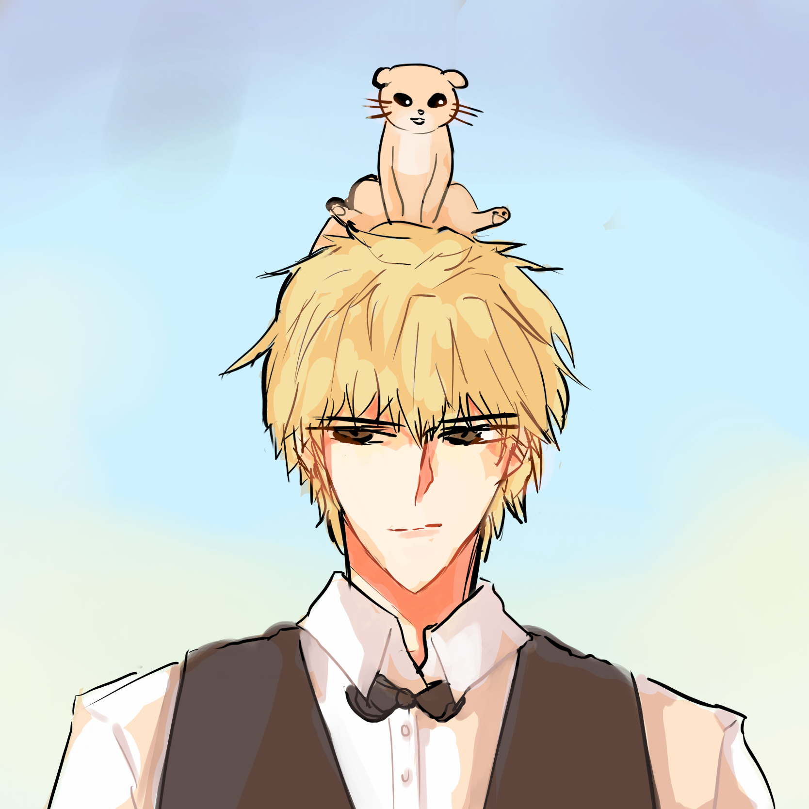 Shizuo and cat Tree - 插图 ART street