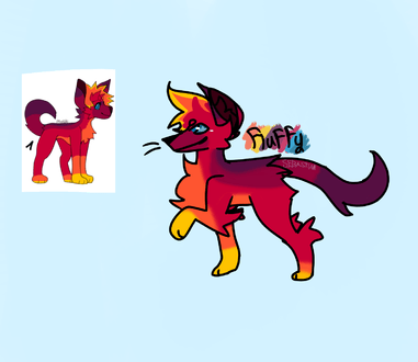 Fluffy Sebs losing brain cells - Illustrations ART street