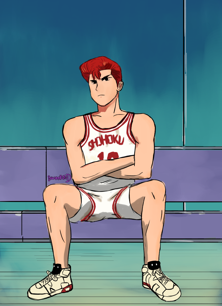 Sakuragi Hanamichi Fanart BuwanNAH - 插图 ART street
