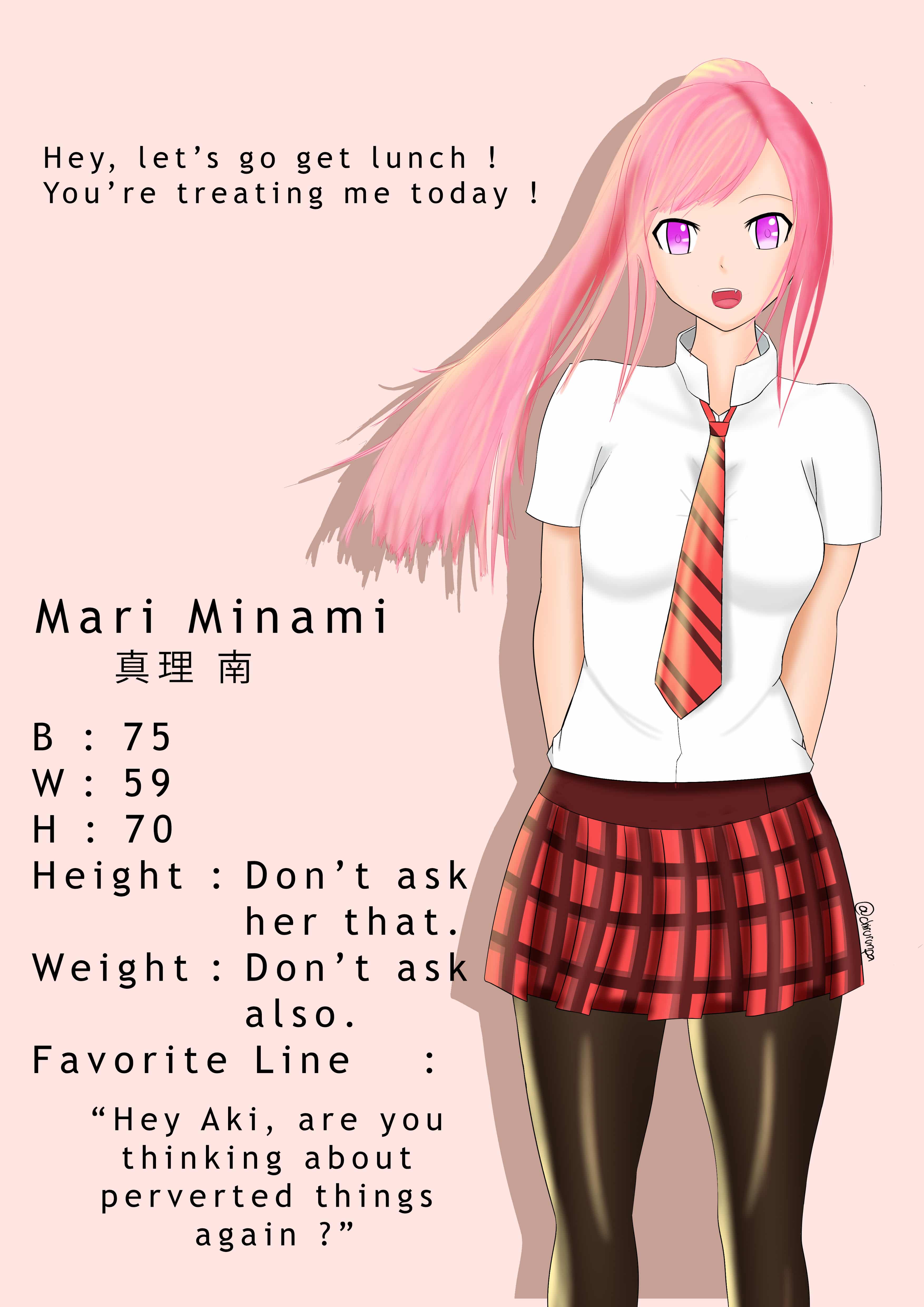 Mari Minami (My OC) chirurunpa - Illustrations ART street