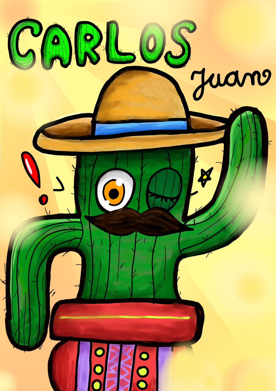 Carlos Juan the Cactus Supergt - Illustrations ART street