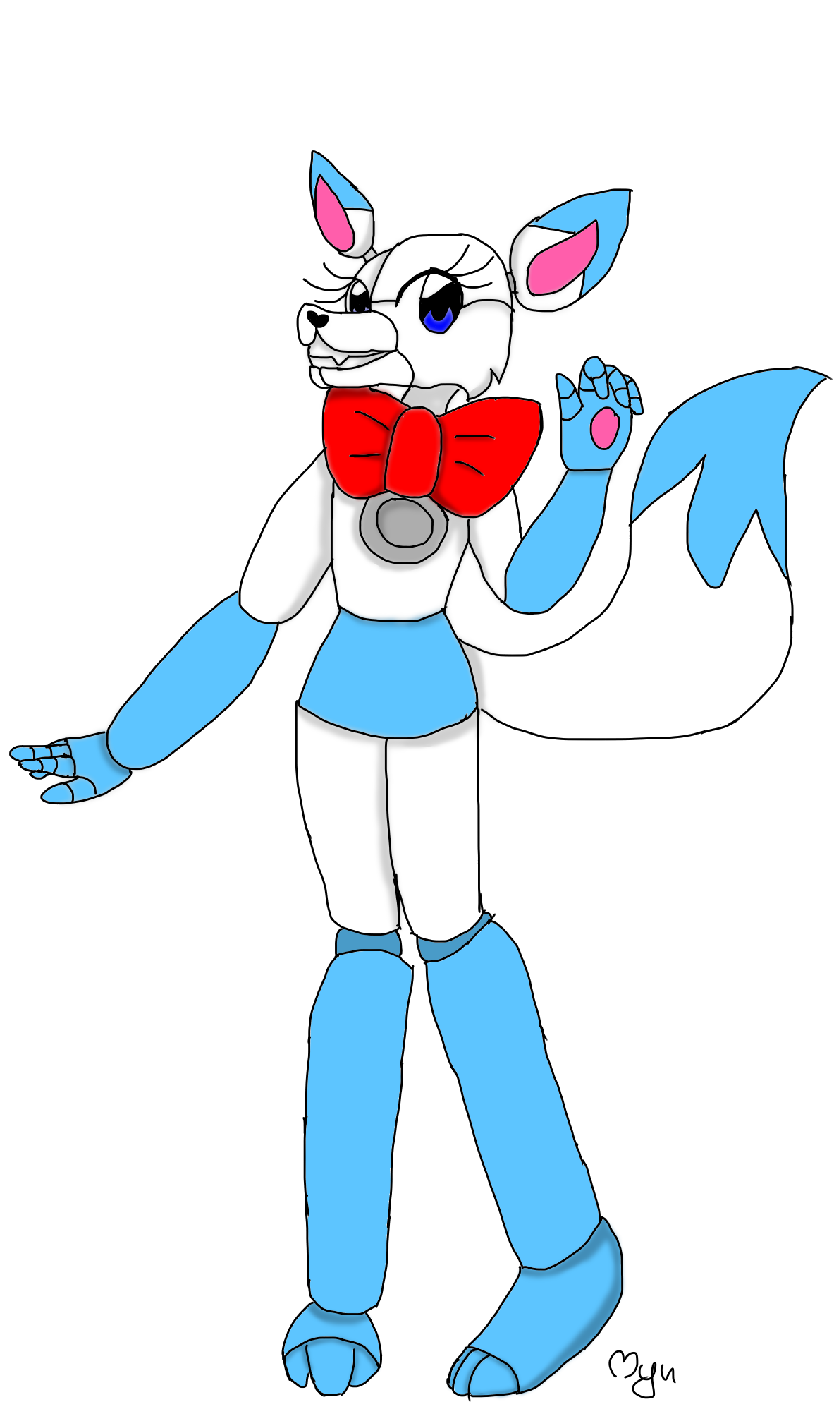 Funtime Blu (FNaF oc) juuce - Illustrations ART street