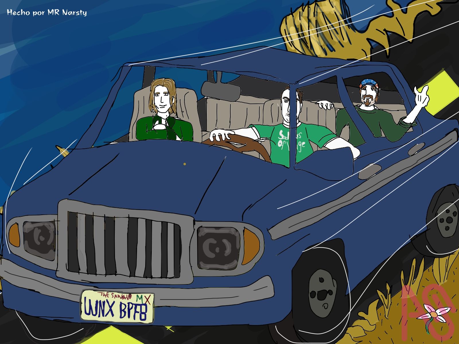 Los 3 papus en SAMP Mr Nasty - Illustrations ART street