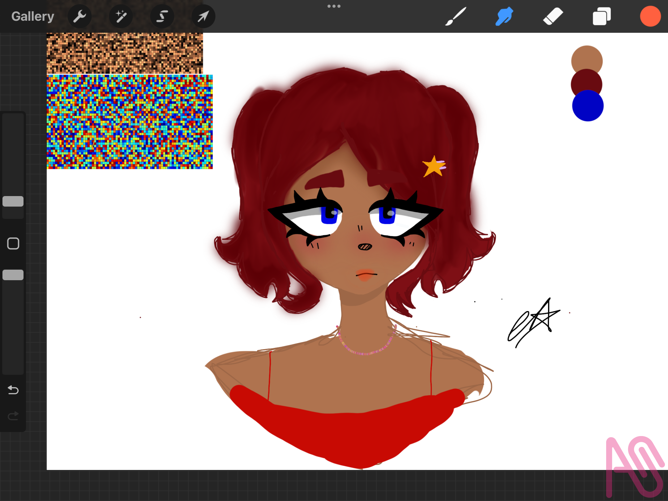 Random colour girl(unfinished WIP) 🍓cheesecake🍓 - Illustrations ART street