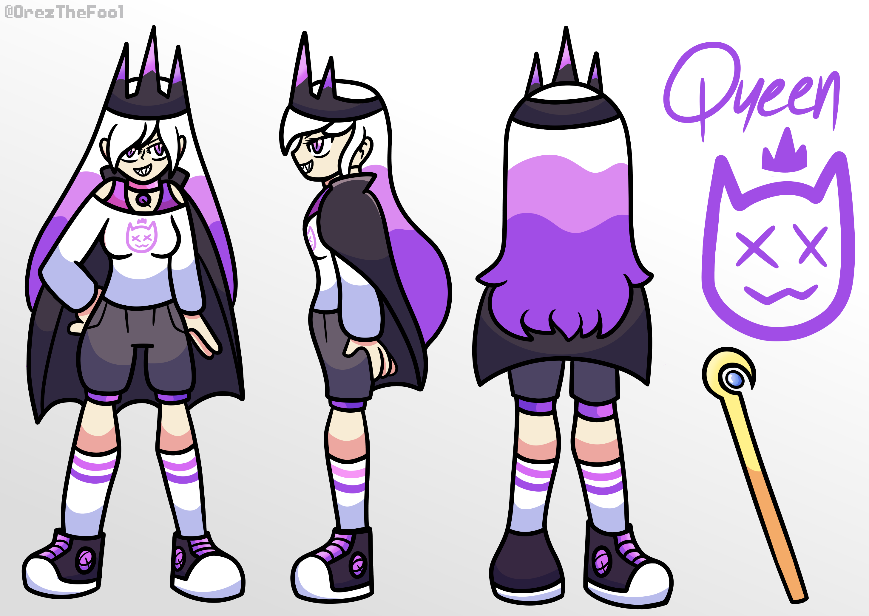 Queen Character Sheet OrezTheFool - 插图 ART street