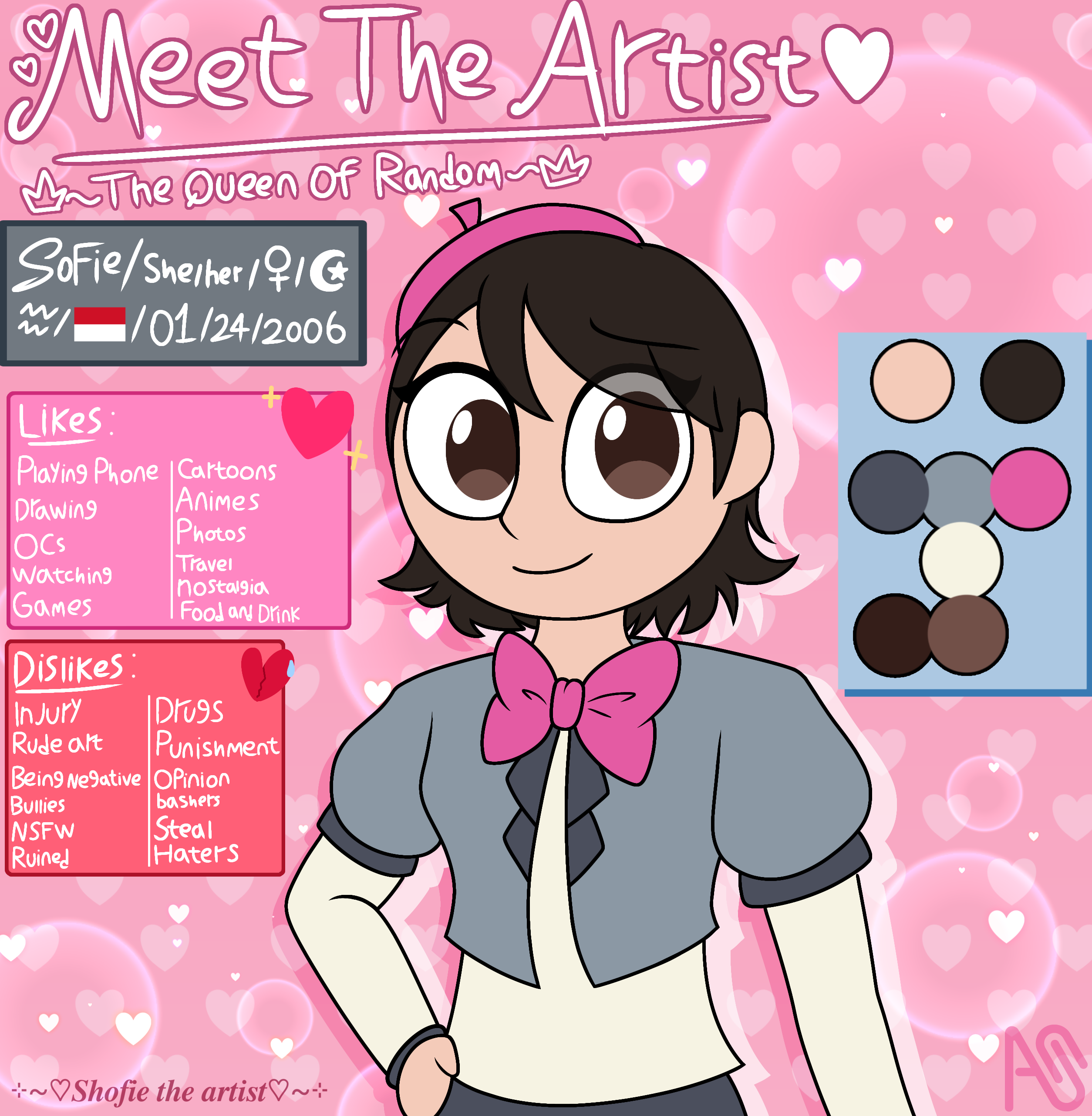 Meet the artist (Fixed) Shofie The Artist - Illustrations ART street