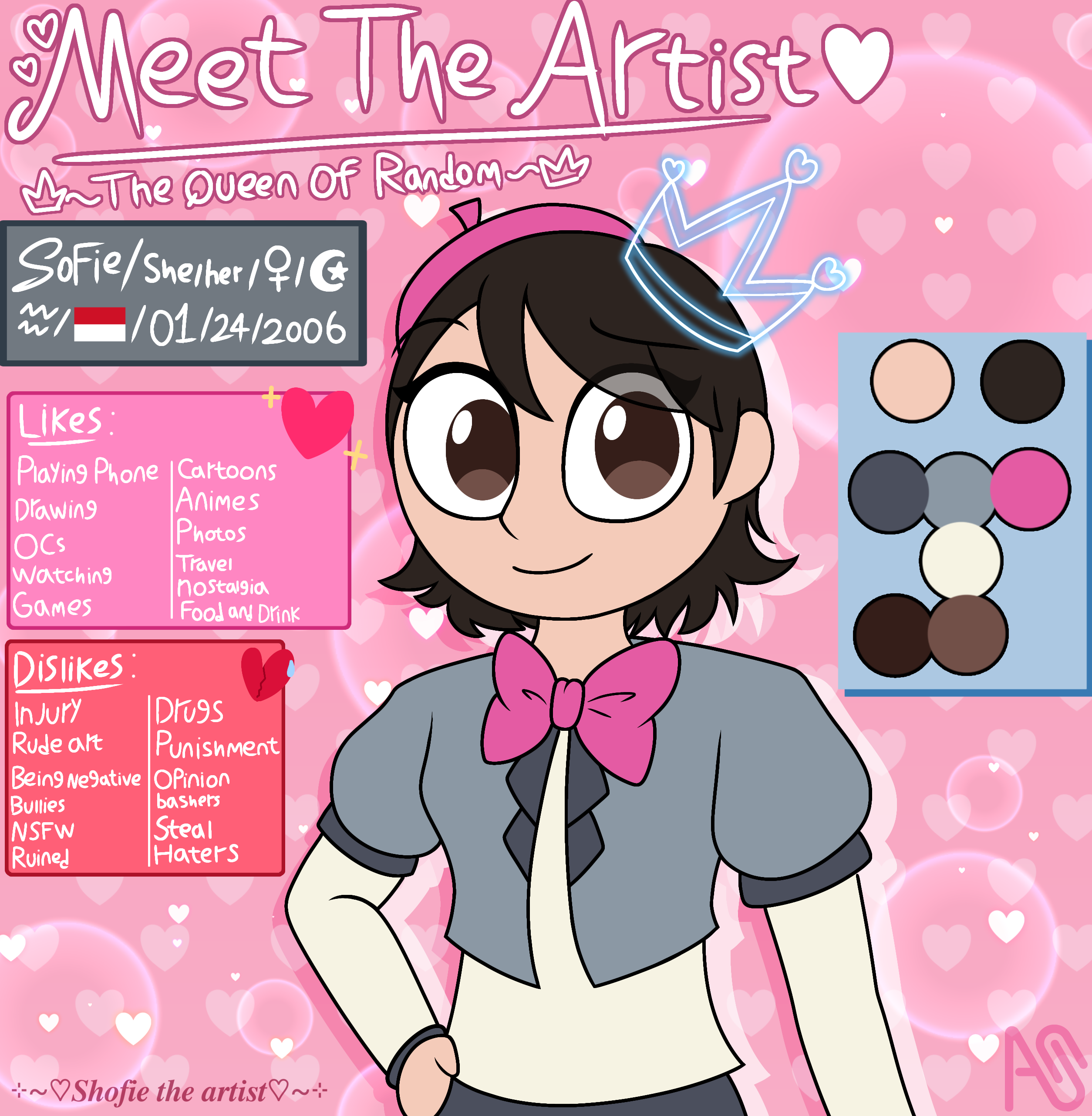 Meet the artist (Fixed) Shofie The Artist - Illustrations ART street