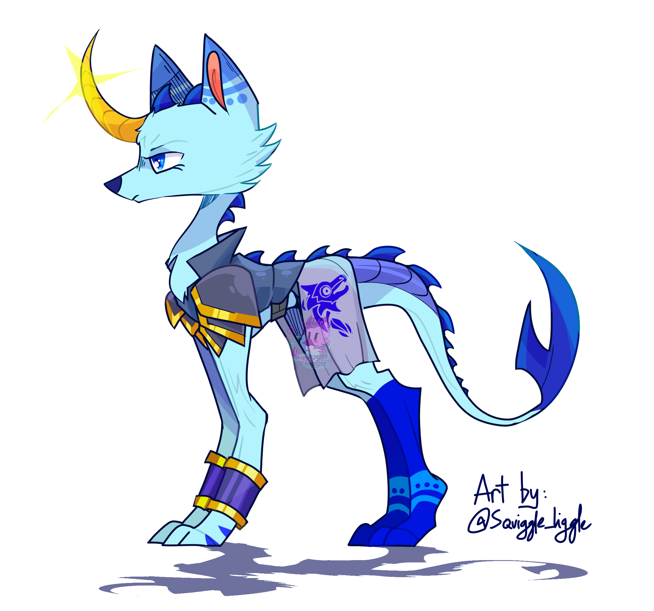 Armoured Cherise Squiggle Liggle - Illustrations ART street