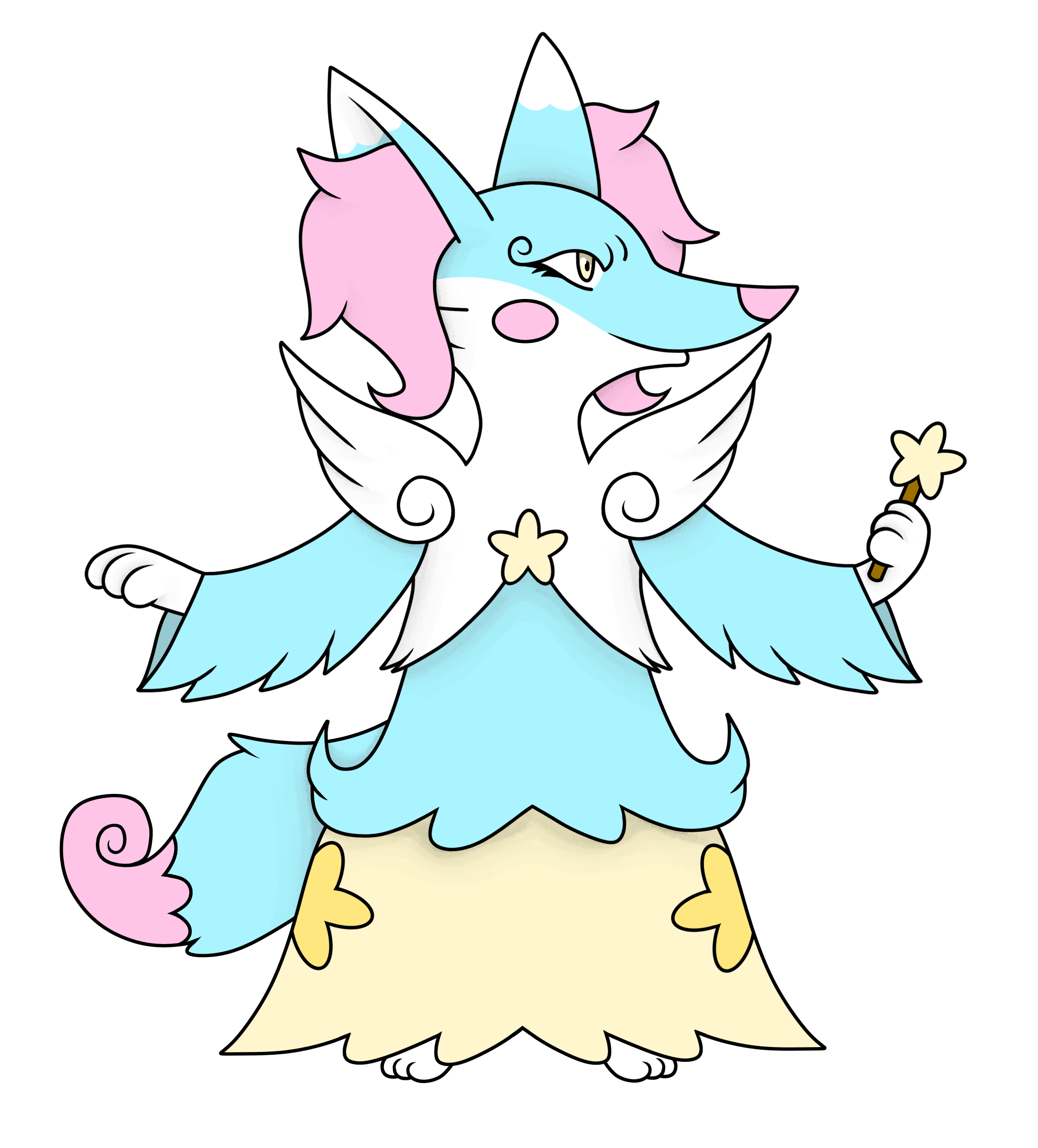Fairy Delphox ButterPecan - Illustrations ART street