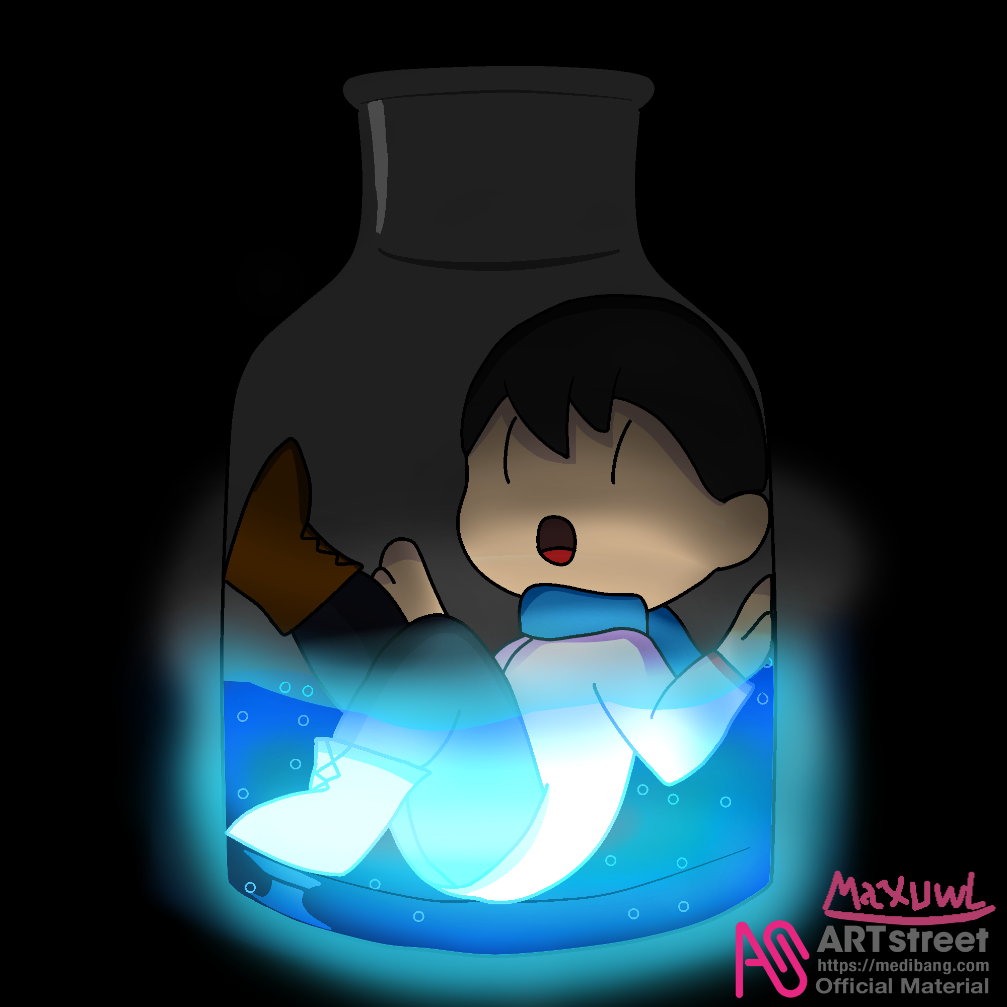 max inside of the potion mana Maxuwlneto0 - Illustrations ART street