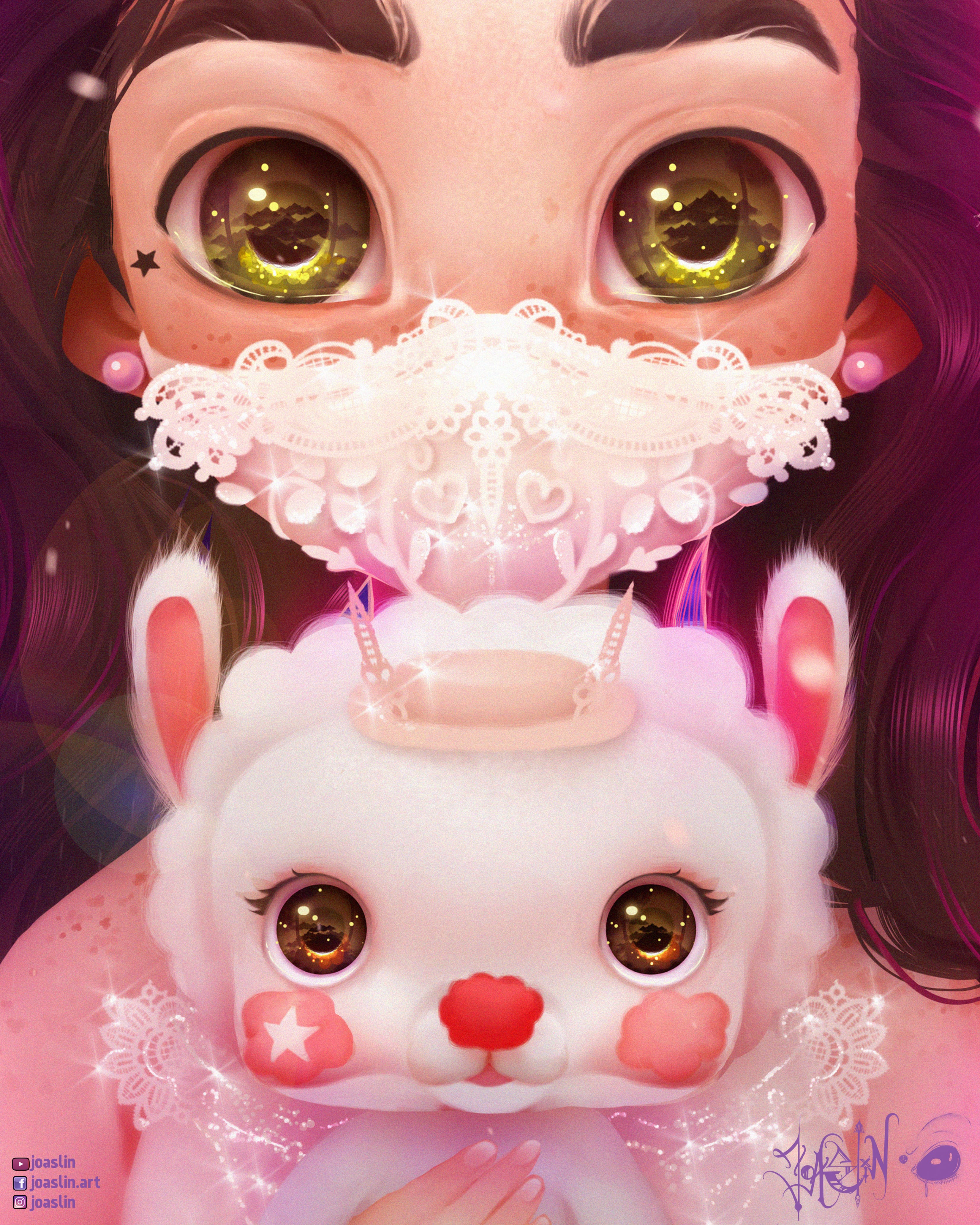 Face mask 😷 JoAsLiN - 插图 ART street