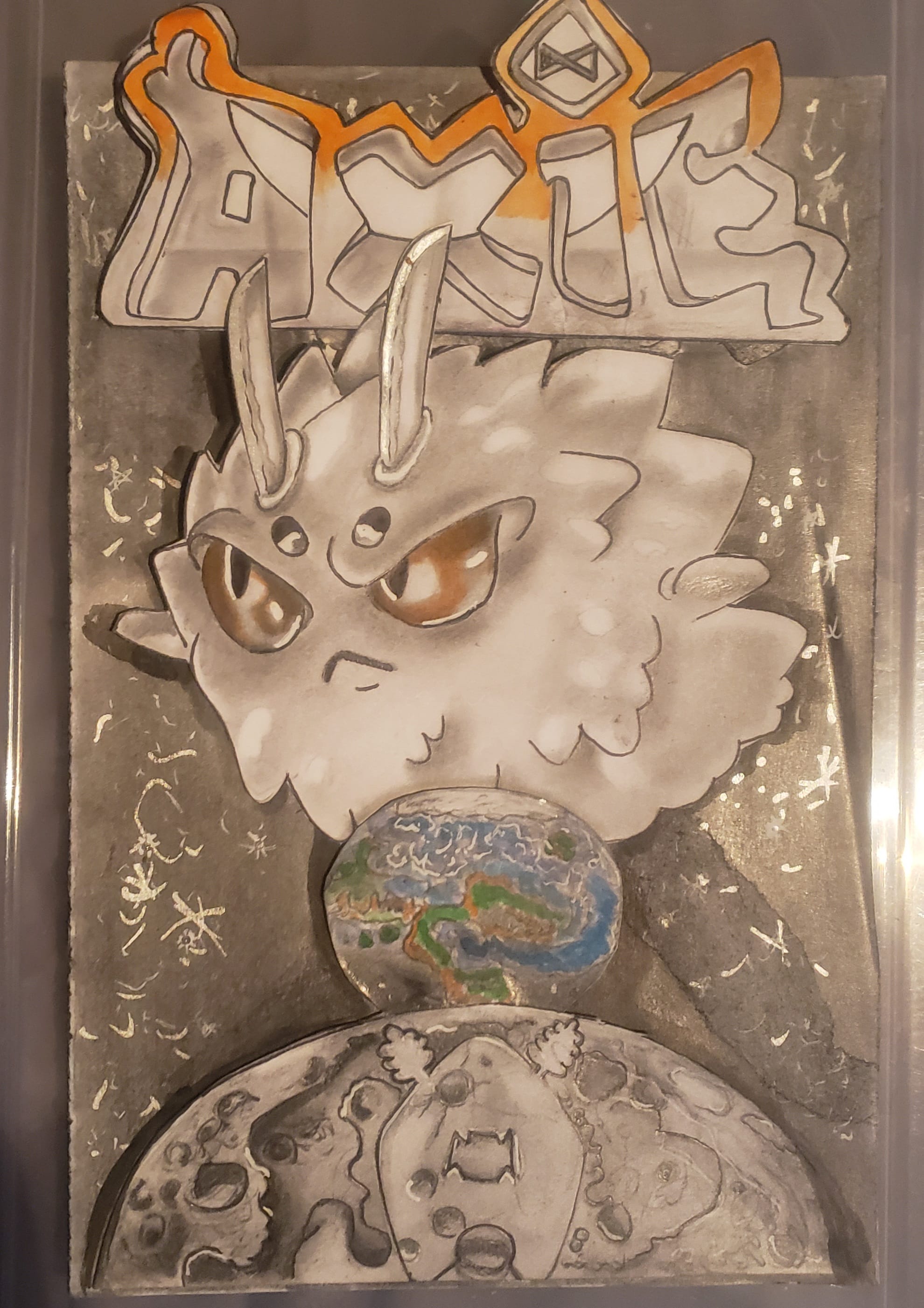 (Analog Contest) Axie infinity anonymoustheduck - Illustrations ART street