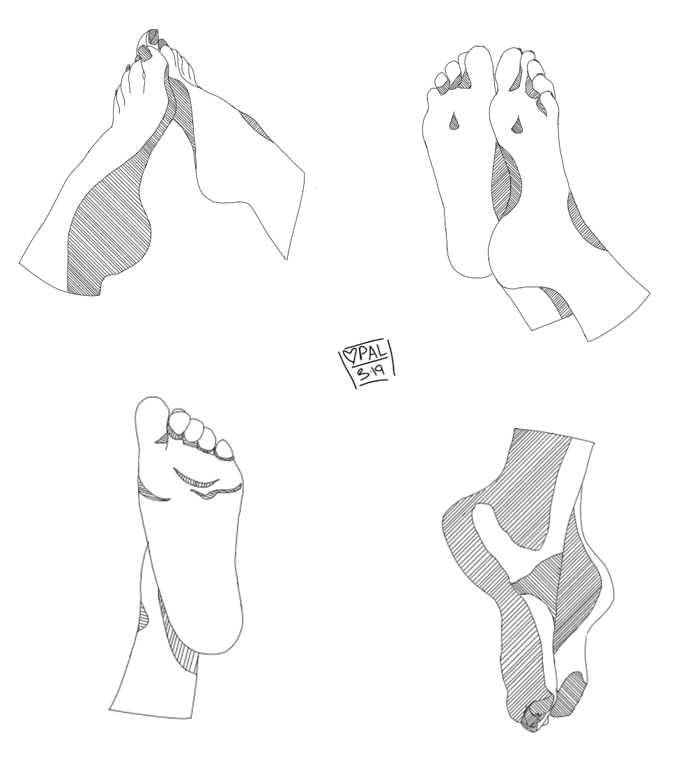 here's a foot study Cinnamon - Illustrations ART street